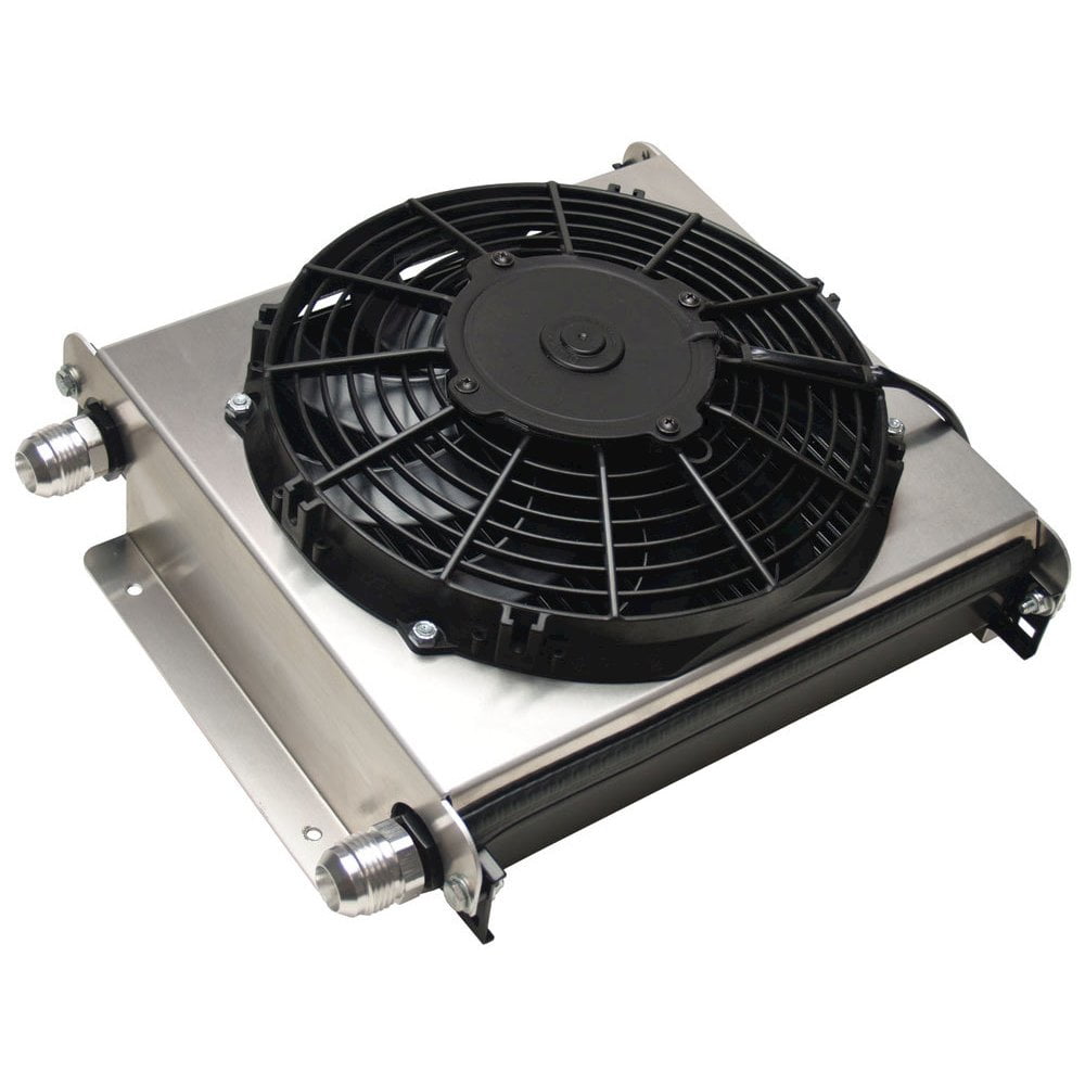 Remote Oil Cooler -12AN w/ Fan - Walmart.com