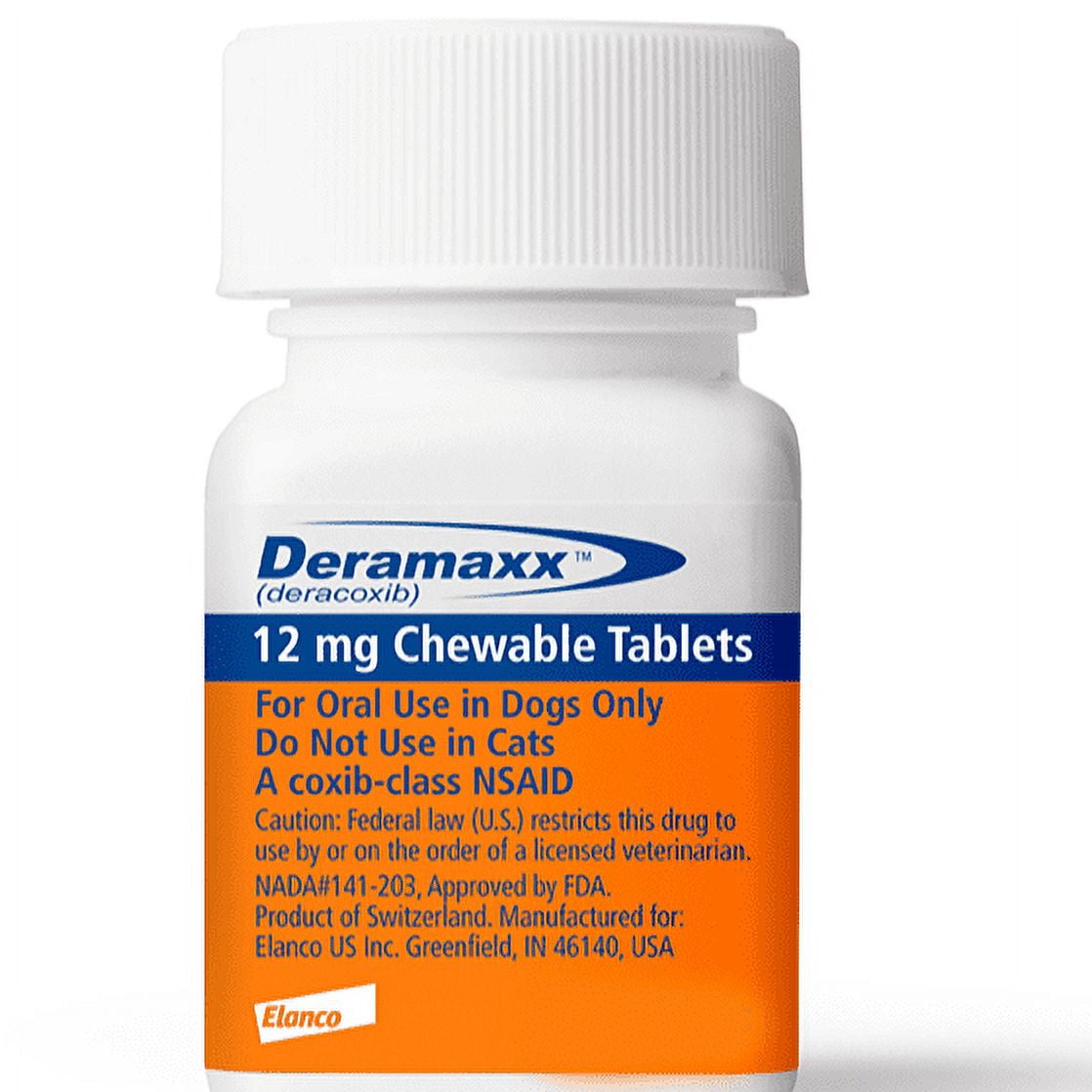 Deramaxx (deracoxib) Chewable Tablets for Dogs, 12mg - Walmart.com