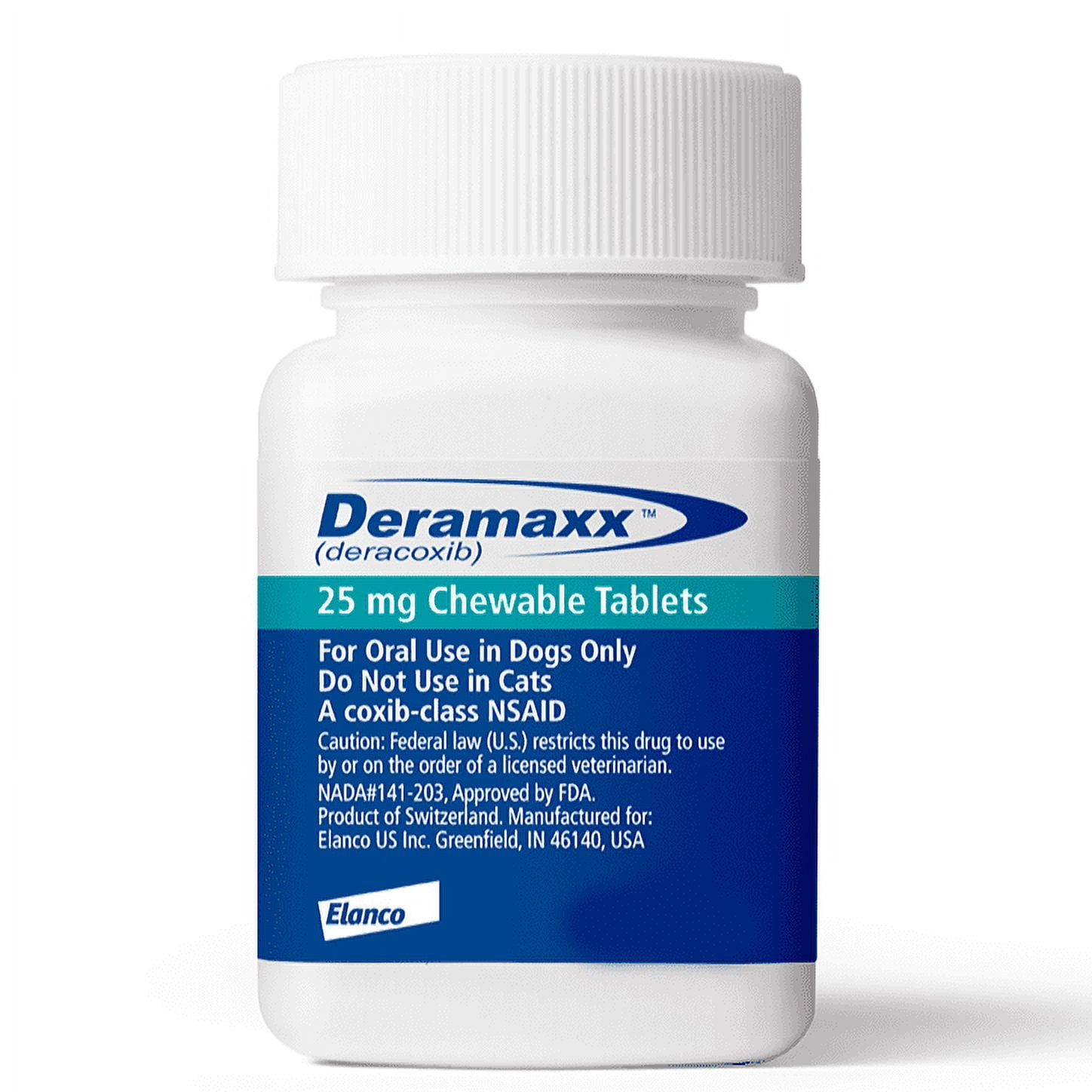 Deramaxx (deracoxib) Chewable Tablets for Dogs, 25mg - Walmart.com