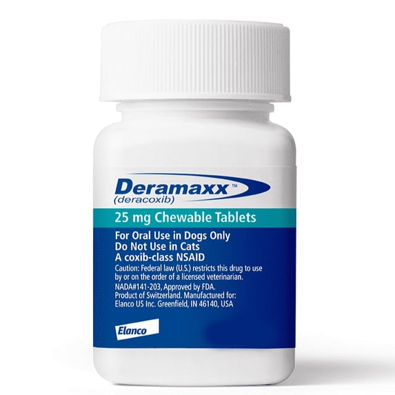 Deramaxx - 90 tablet bottle (25 mg) - Walmart.com