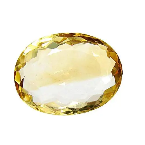 Deraz Natural Citrine Sunhela Ratti Certified Sunhela Gemstone with Lab ...