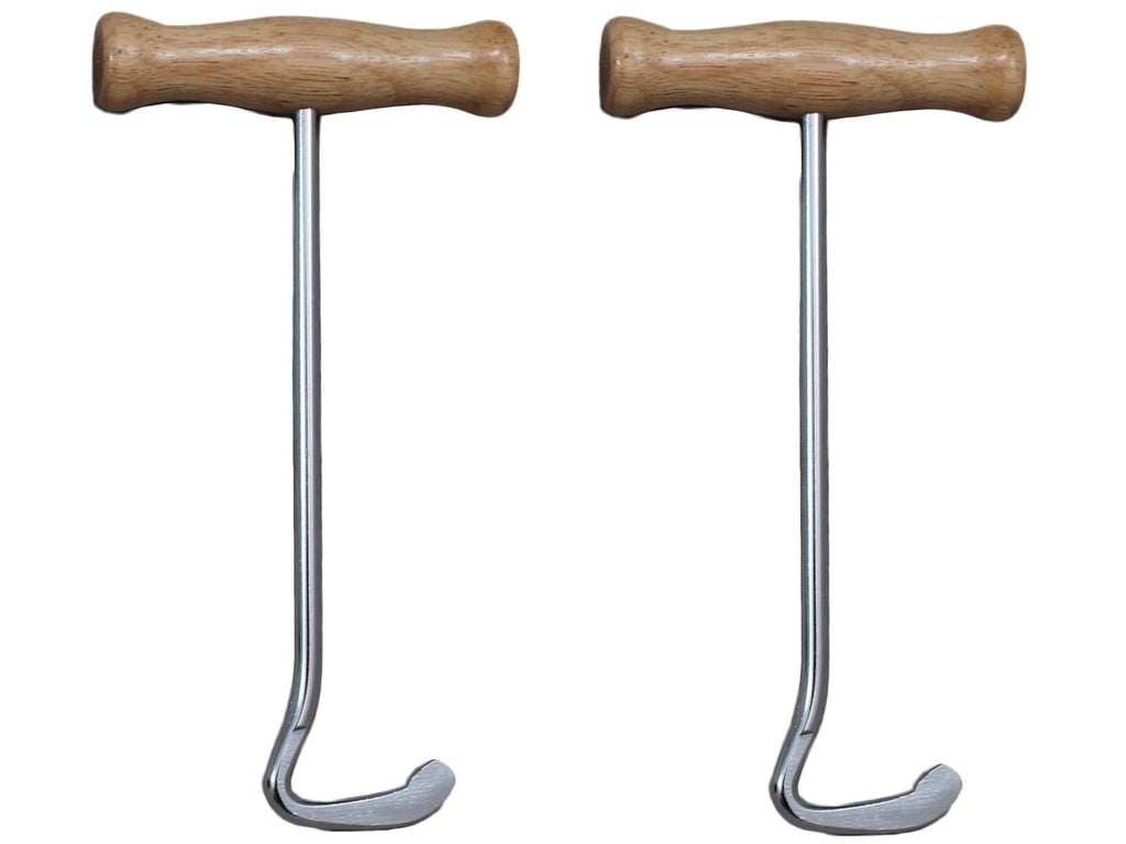 "Derby Originals Boot Pull Hooks with Wooden Handles, English Riding ...