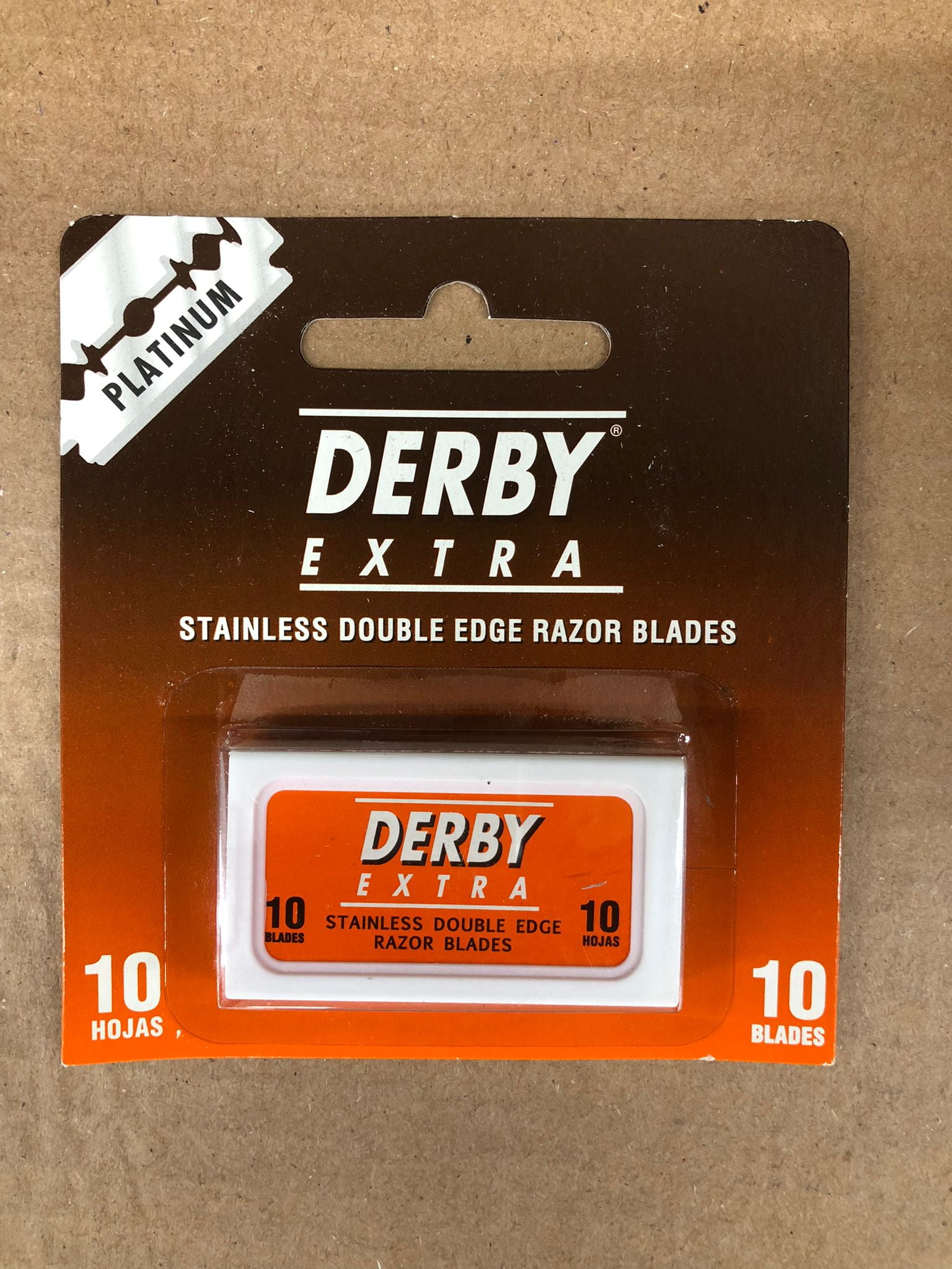 Derby Double Edge Razor Blades of 10 in 1 Cartridge - For Men Shaving ...