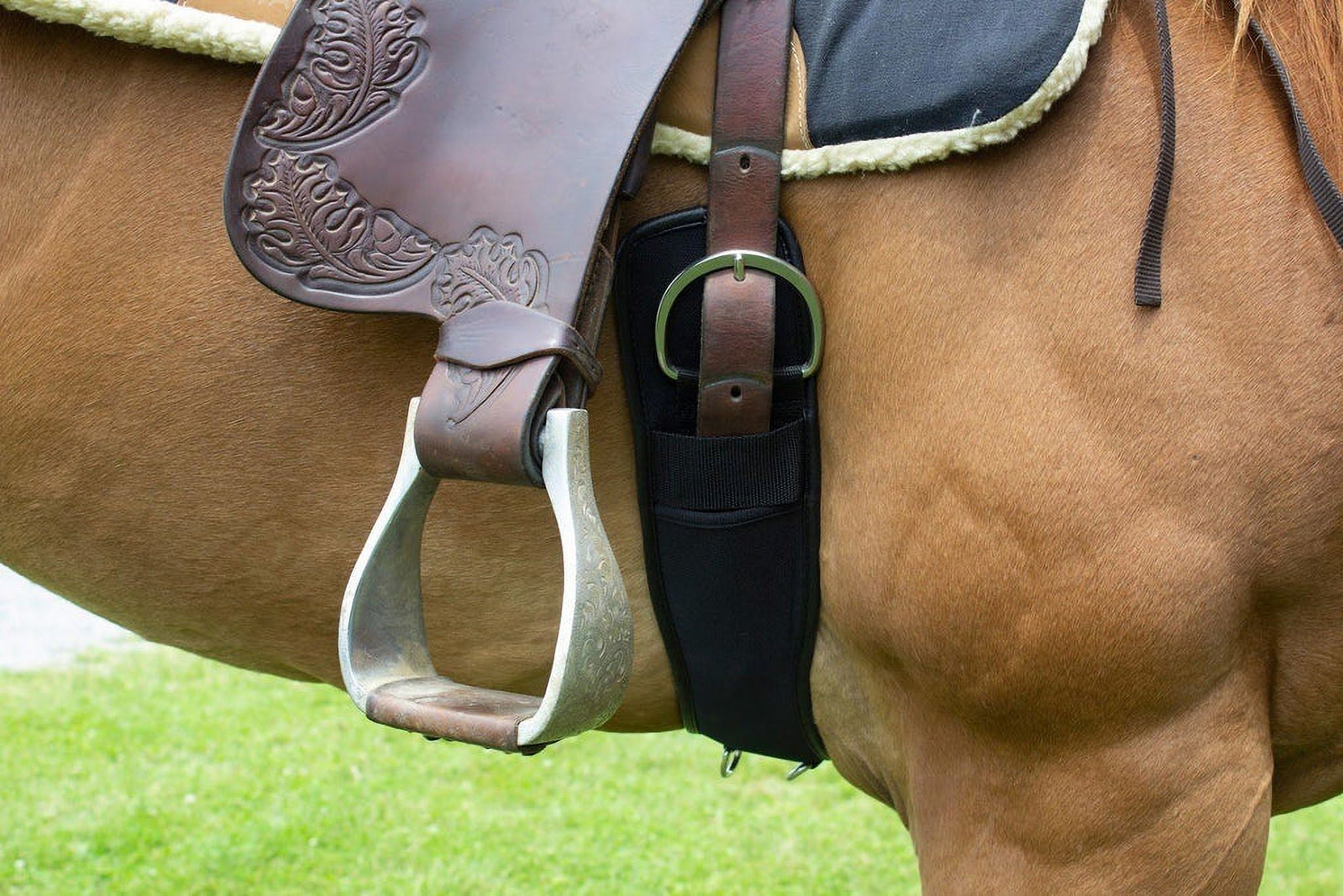 Derby Originals Double D Breathable Free Air Western Cinch with Roller Buckle - Walmart.com