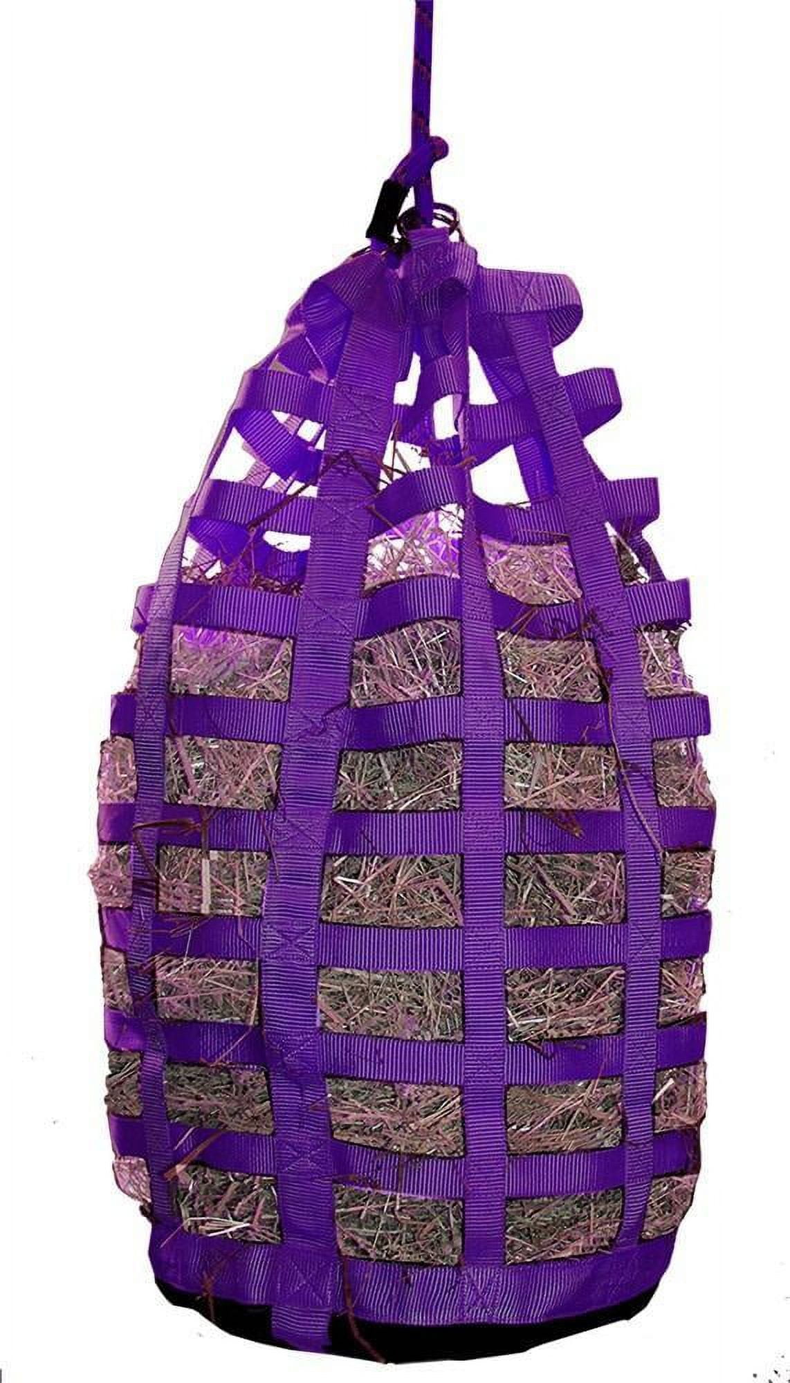 Derby Originals Go Around Open Sided Slow Feed Hay Bag - Purple ...
