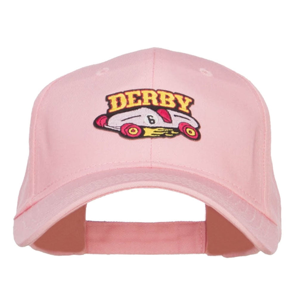 Derby Race Car Patched Cotton Cap - Pink OSFM - Walmart.com
