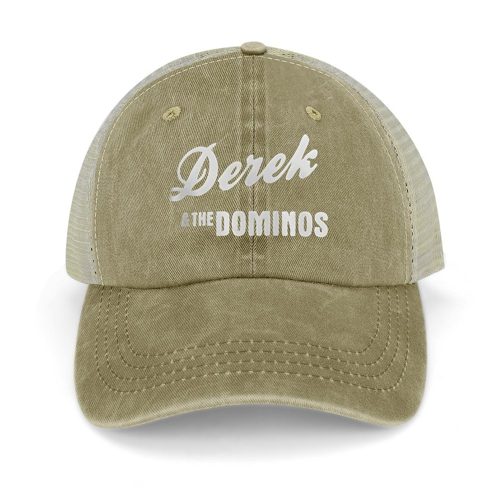 Derek And The_Dominos Sprightly Khaki Hat Adjustable Funny Fashion Unisex Baseball Cap for Men ...