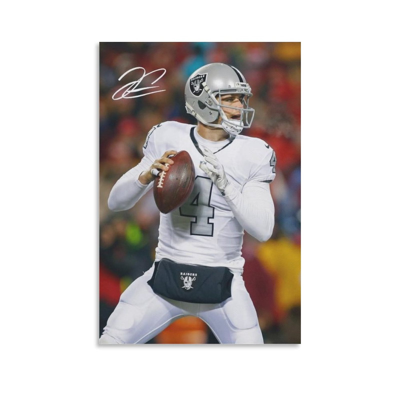 Derek Carr Canvas Poster Painting On Canvas Wall Art Poster Scroll ...