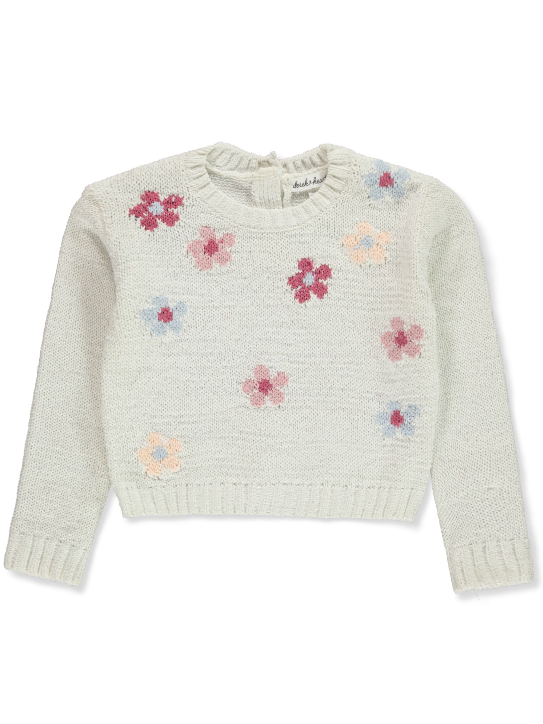 Derek Heart Girls' Chenille Sweater Color: white Size: 4 - Walmart.com