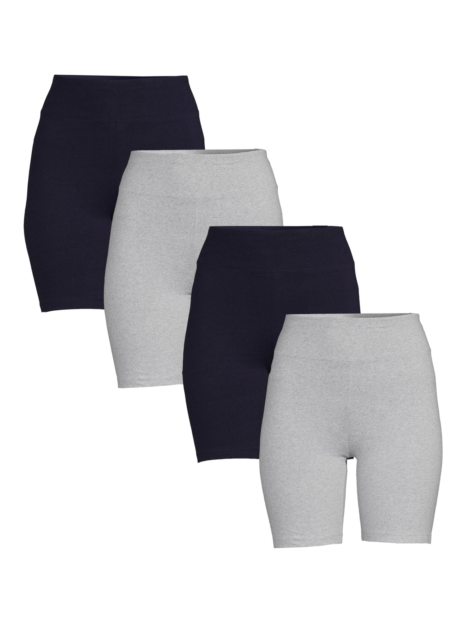 Derek Heart Juniors Bike Shorts, 4-Pack - Walmart.com