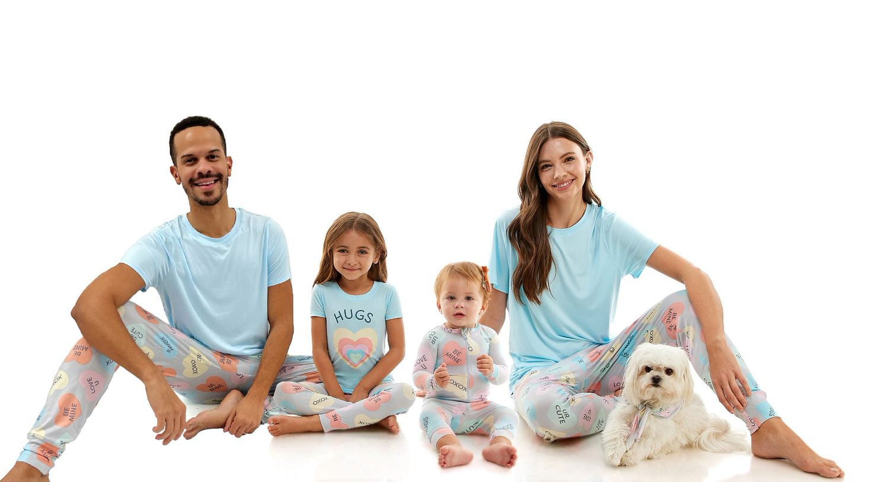 Derek Heart Valentine's Day Matching Family Pajamas Sleepwear Set ...