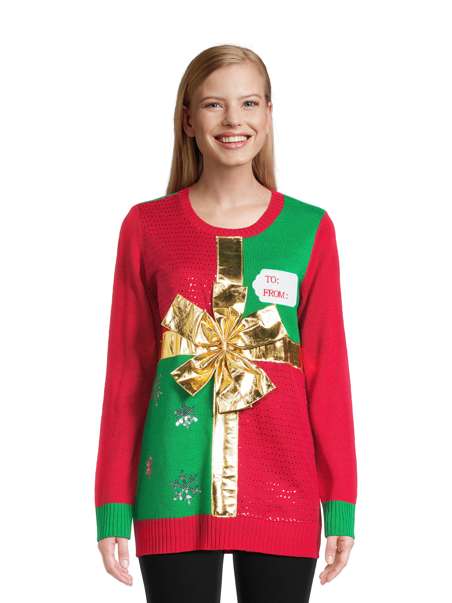 Rick and Morty Alien Aww Geez Rick Christmas Sweater - Walmart.com