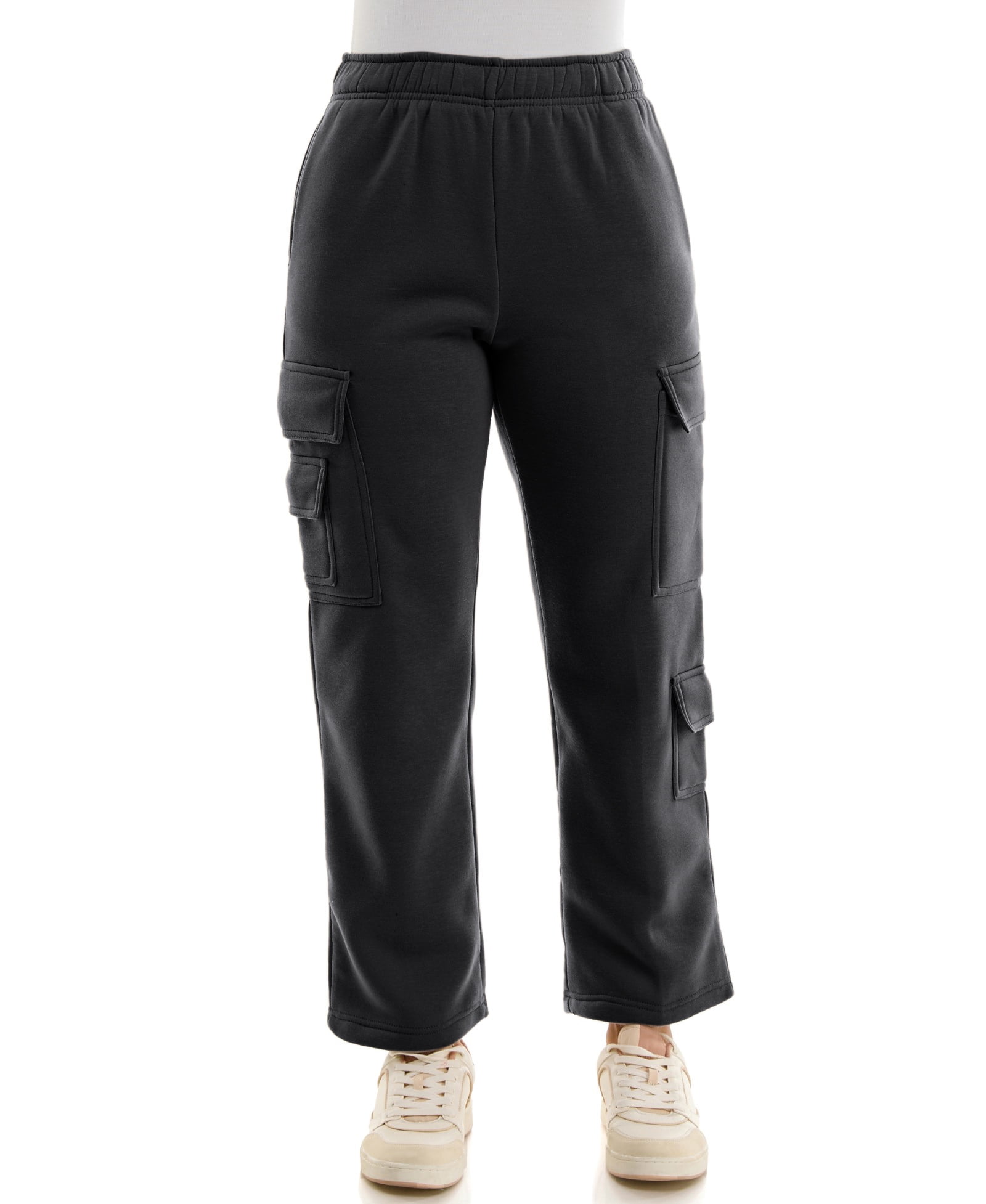 Derek Heart Womens High Rise Wide Leg Multi Pocket Cargo Pants ...