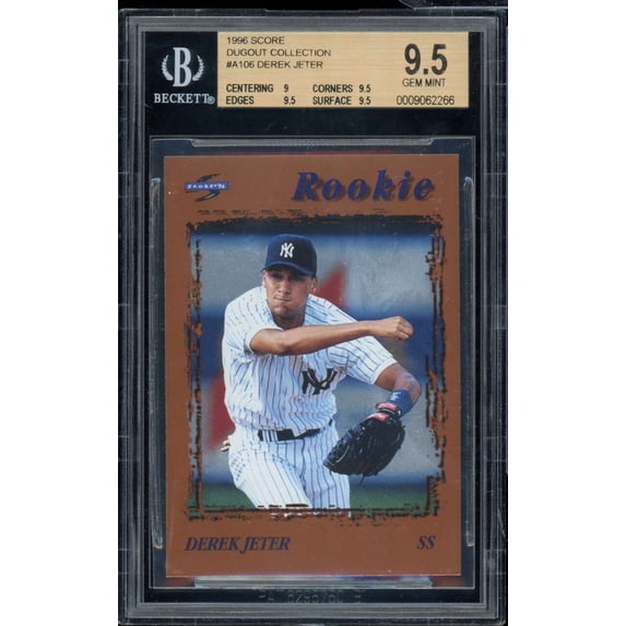 Derek Jeter Card 1996 Score #A106 BGS 9.5 - Walmart.com