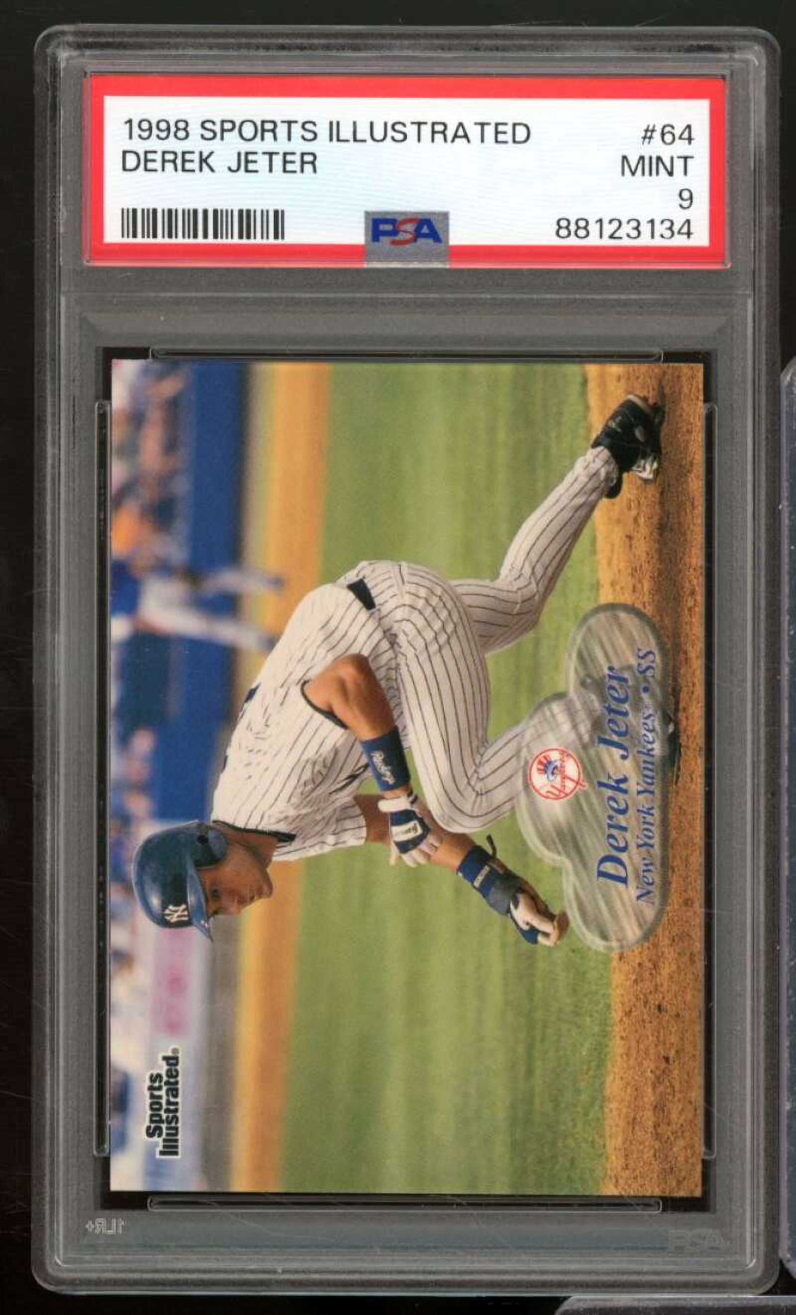 Derek Jeter Card 1998 Sports Illustrated #64 PSA 9 - Walmart.com