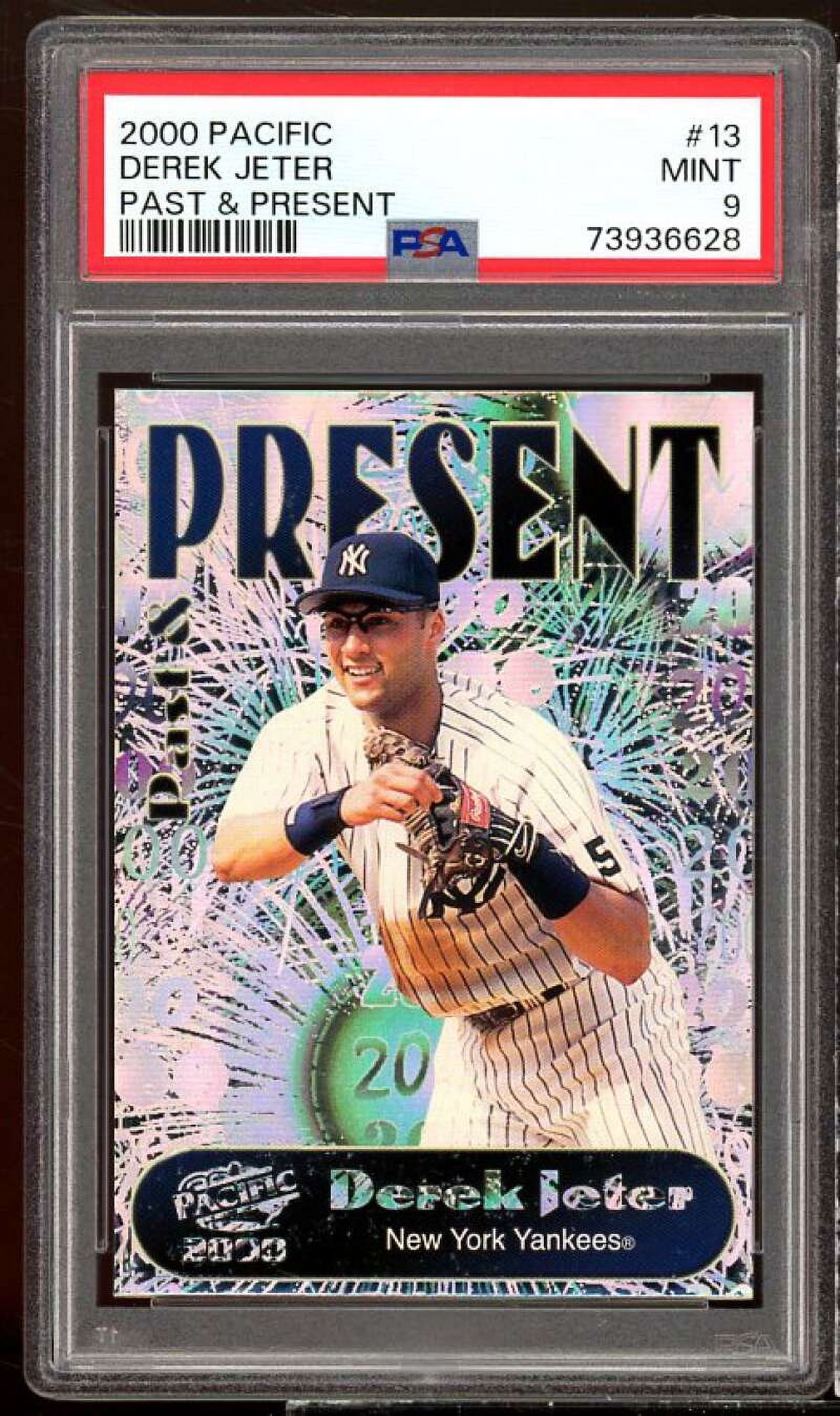 Derek Jeter Card 2000 Pacific Past Present #13 PSA 9 - Walmart.com