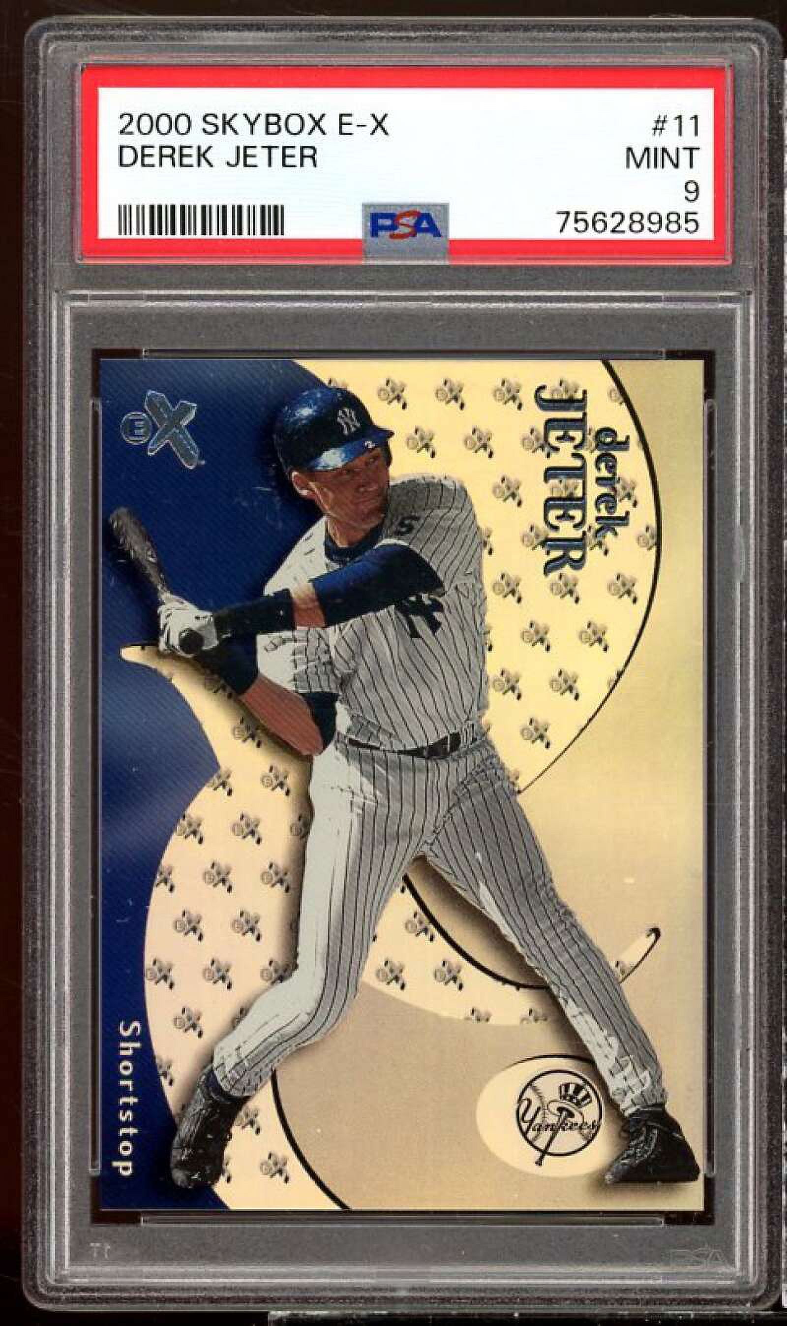 Derek Jeter Card 2000 Skybox E-X #11 PSA 9 - Walmart.com