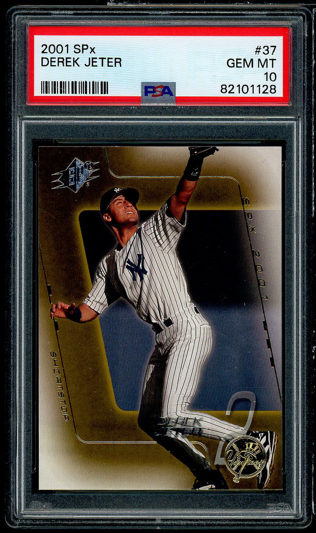 Derek Jeter Card 2001 SPx #37 PSA 10 - Walmart.com