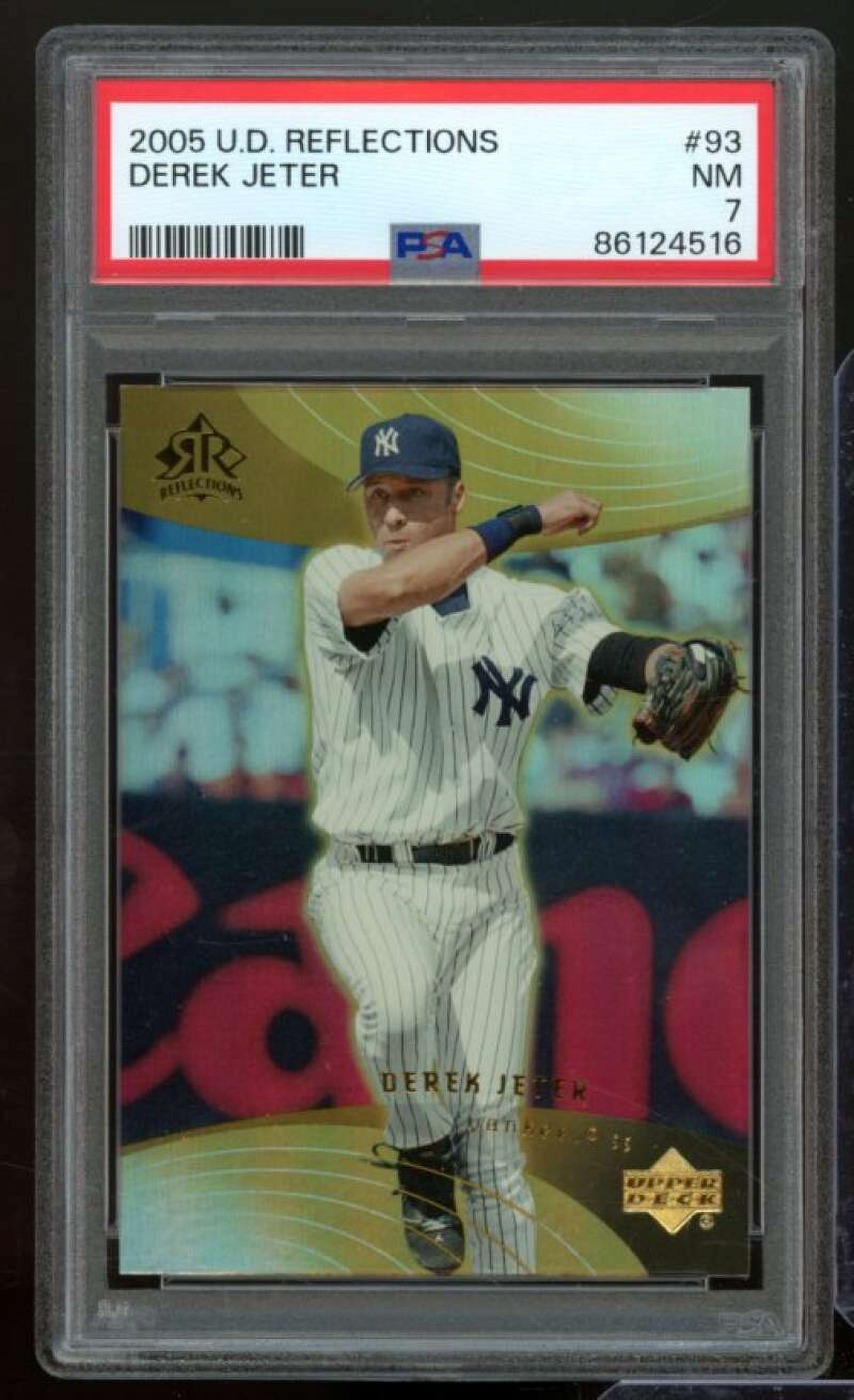 Derek Jeter Card 2005 Upper Deck Reflections #93 PSA 7 - Walmart.com