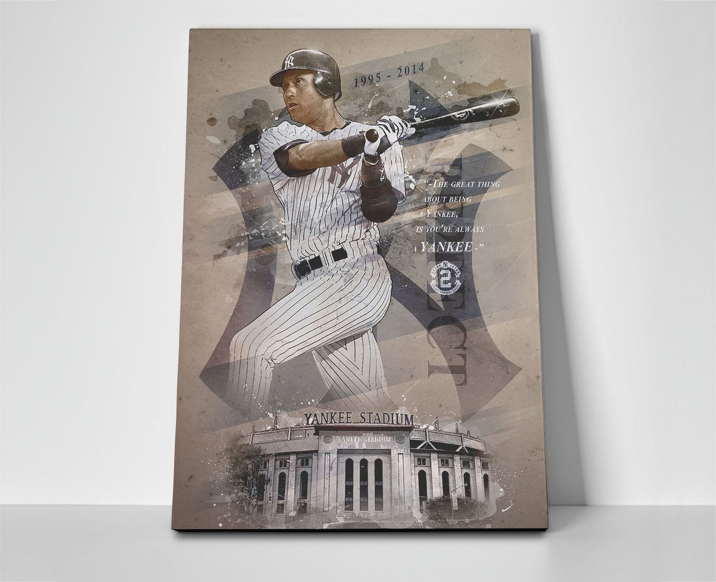 Derek Jeter Quote Poster or Wrapped Canvas - Walmart.com