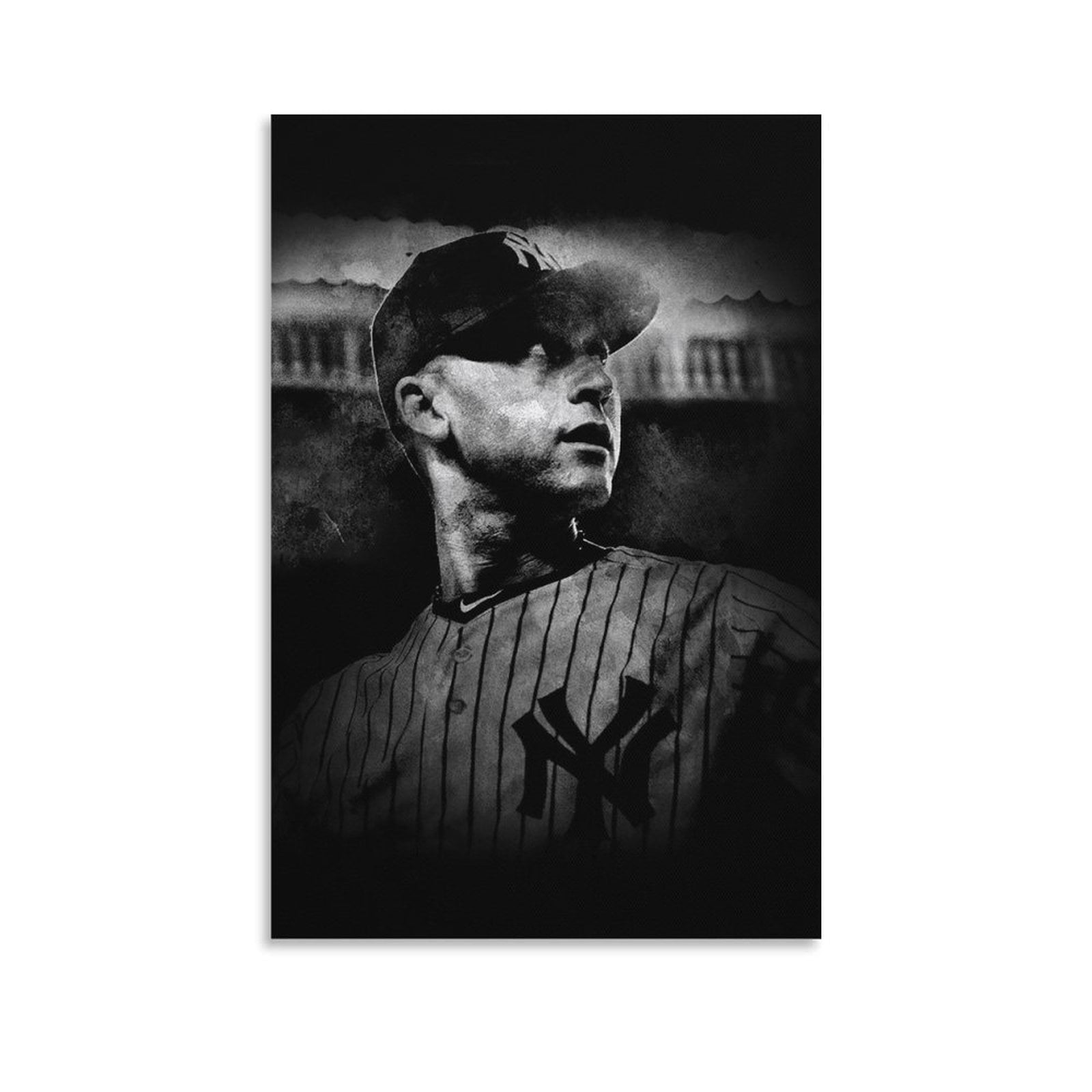 Derek Poster Jeter Baseball Player Motivational Poster (15) Canvas Wall ...