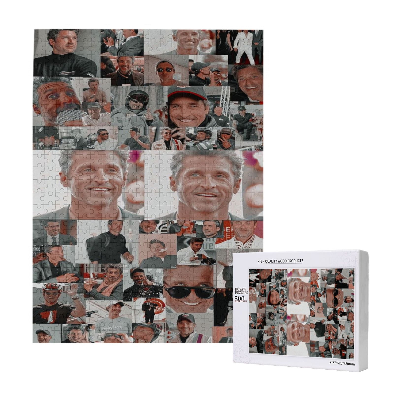 Derek Shepherd Jigsaw Puzzle Interactive Brain Teaser Board Game for ...