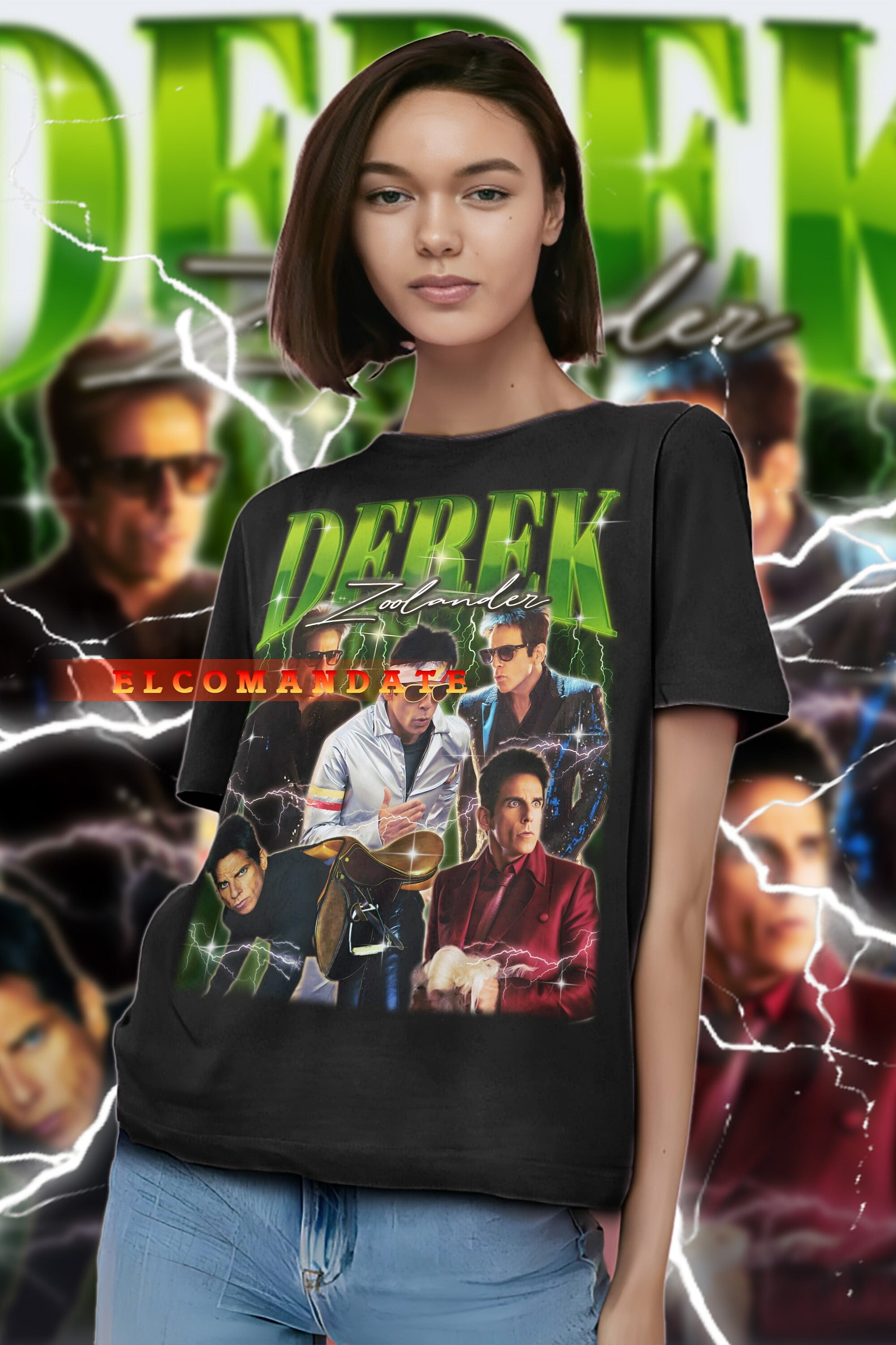 Derek Zoolander Vintage Shirt Derek Zoolander Homage Tshirt Derek ...