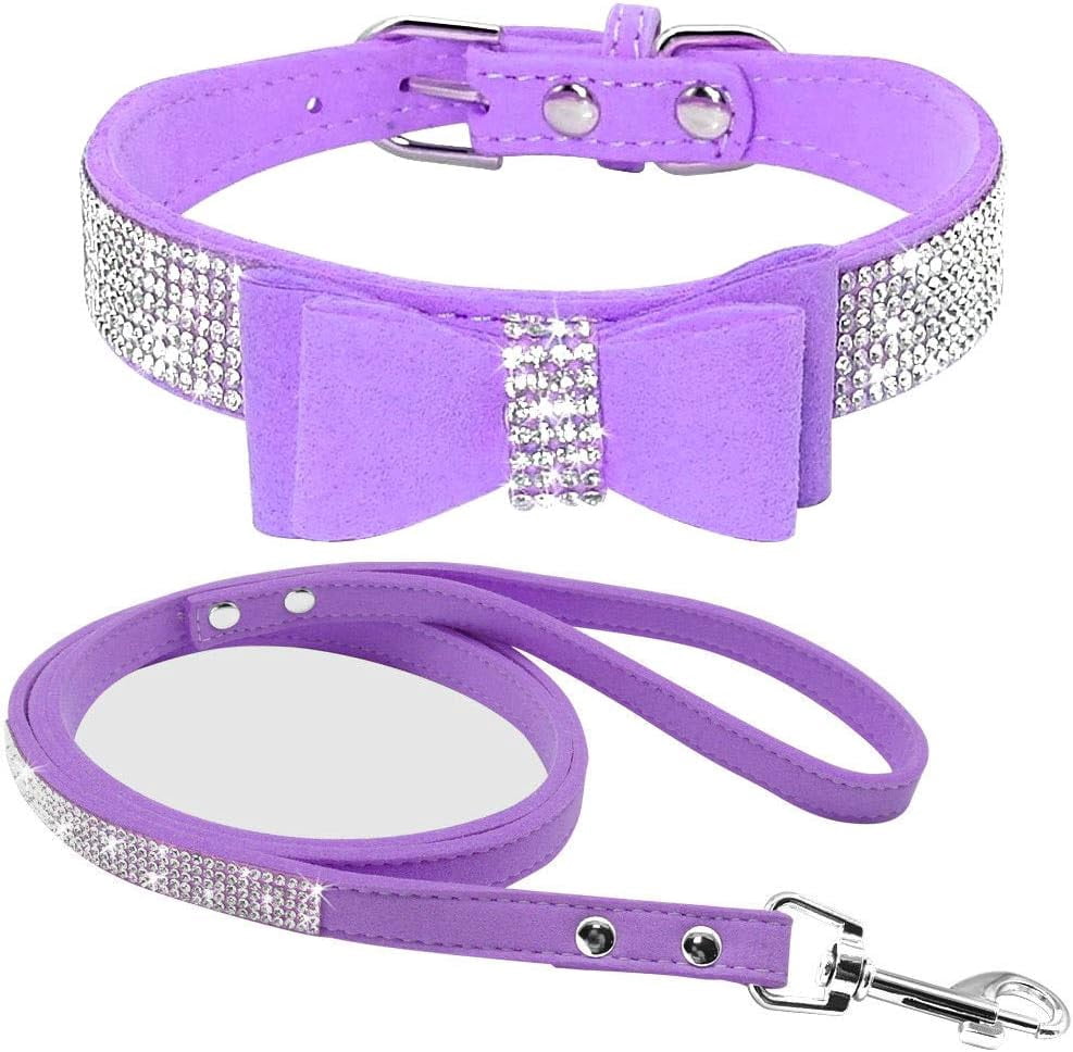Derest Pet Dog Cat Cute Dazzling Sparkling Elegant Fancy Collar, Soft ...