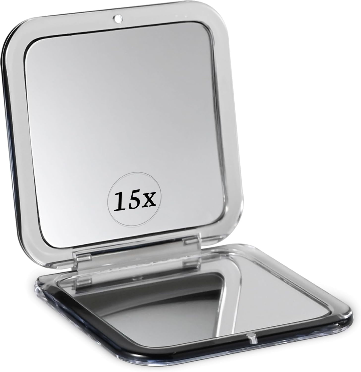 Derest Small Compact 10X/ 15X Magnifying Mirror for Travel - Handheld ...