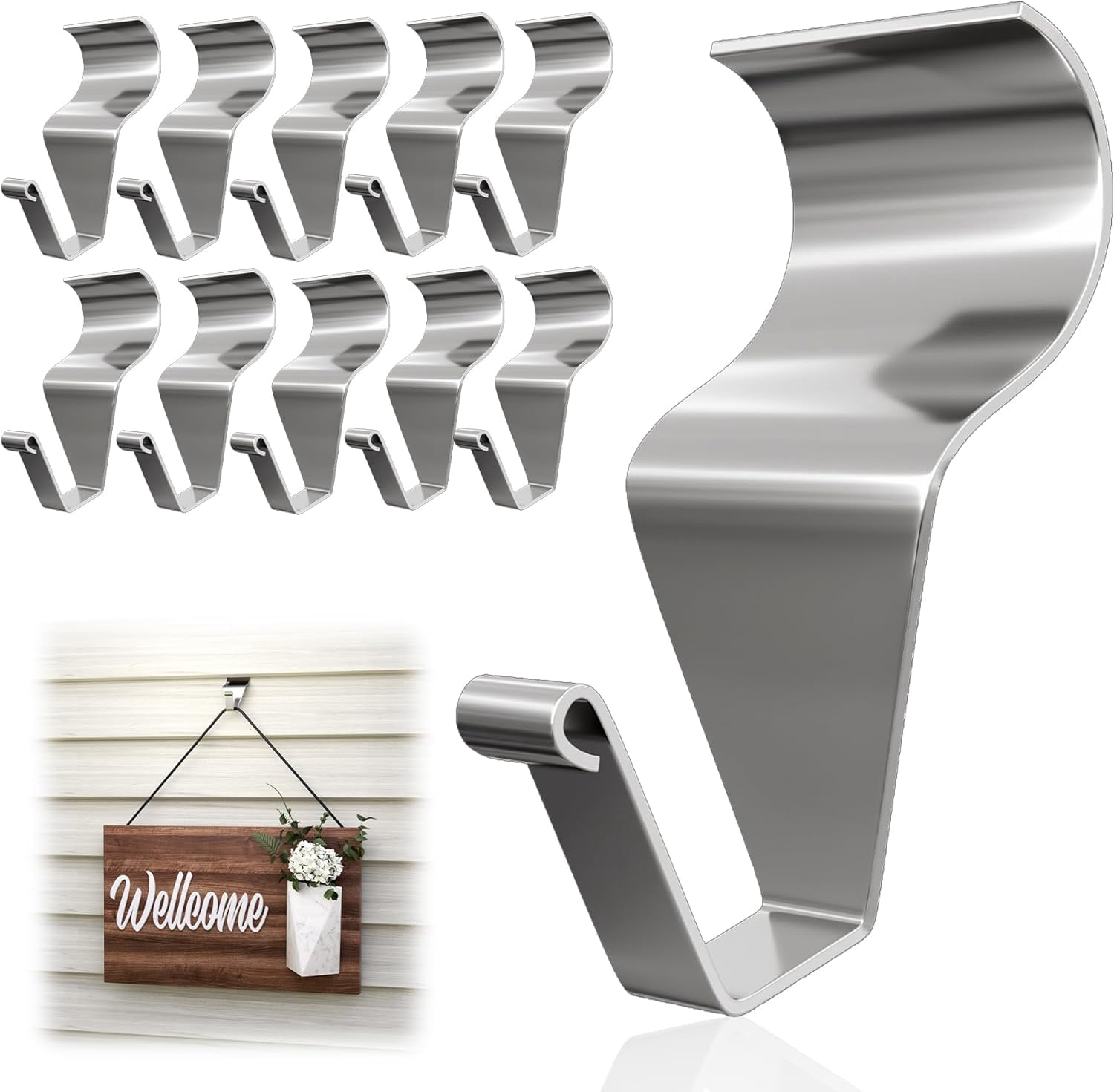Derest Vinyl Siding Hooks, 10/20/30 Pack Heavy Duty Siding Hooks for ...