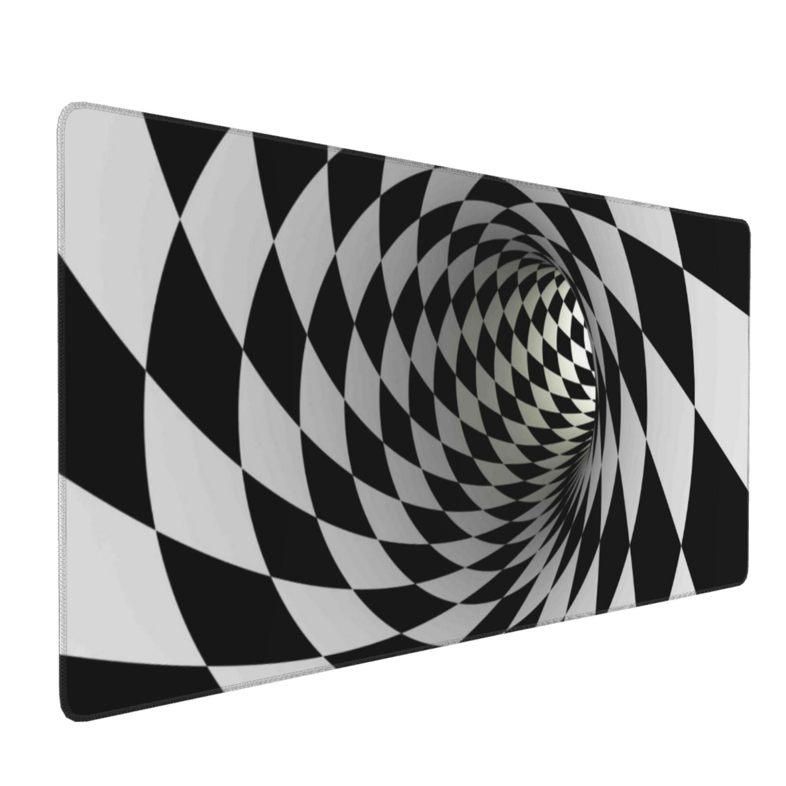 Derioi 3D Vortex Illusion for Large Non-Slip Gaming Mouse Pad 16"x35.5 ...