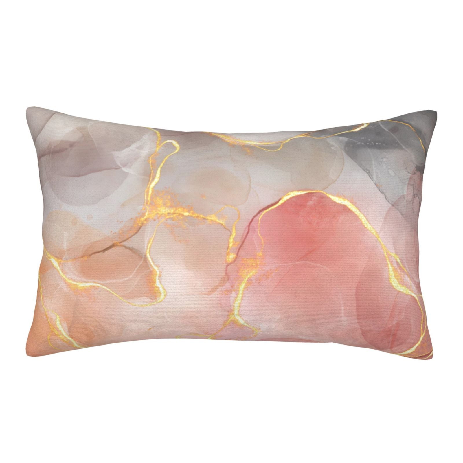 Derioi Abstract Marble Texture for Double-sided Pillow Cover with ...