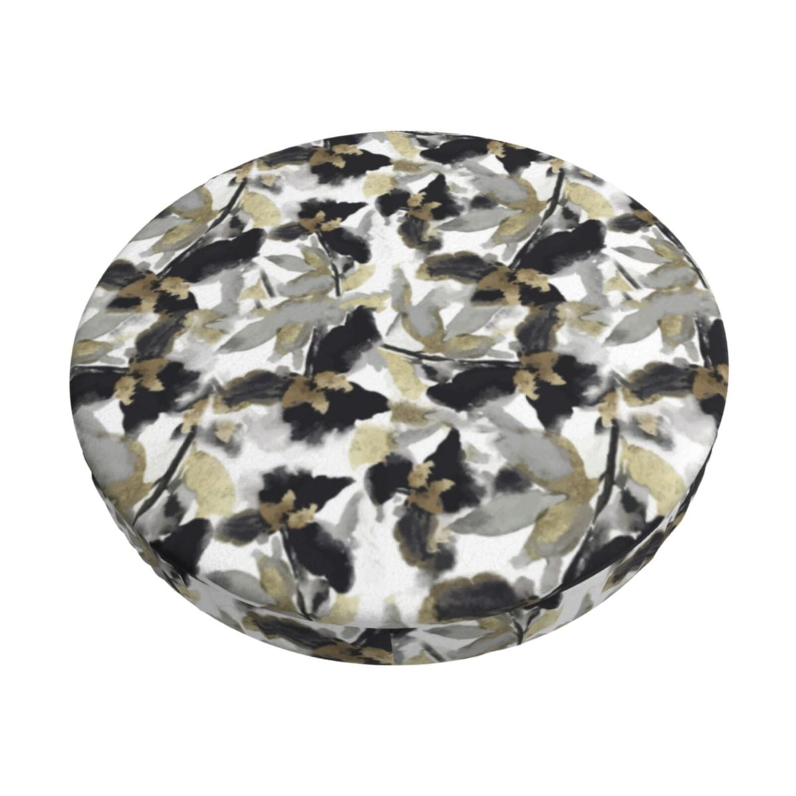 Derioi Abstract Watercolor for Round Bar Chair Cushion Cover Round ...