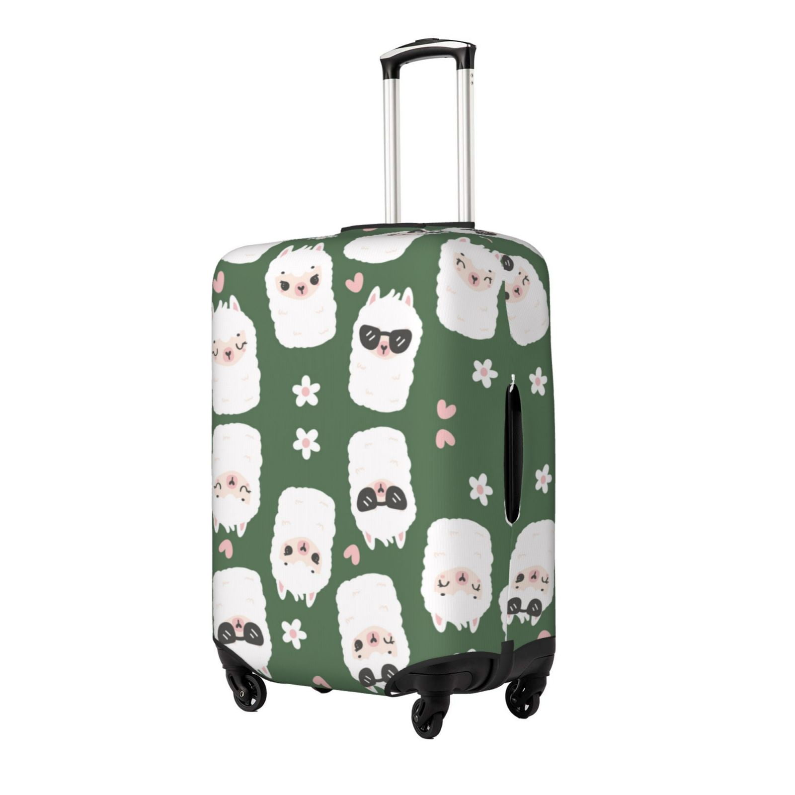 Derioi Alpaca Faces for Suitcase Cover Protector Fit 18-32 Inch Luggage ...
