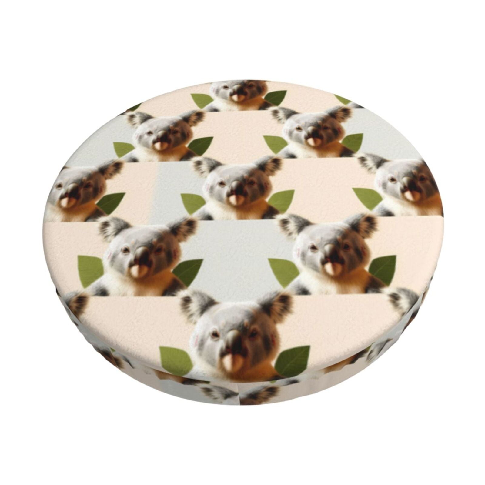 Derioi Art cute koala for Round Bar Chair Cushion Cover Round Stool ...