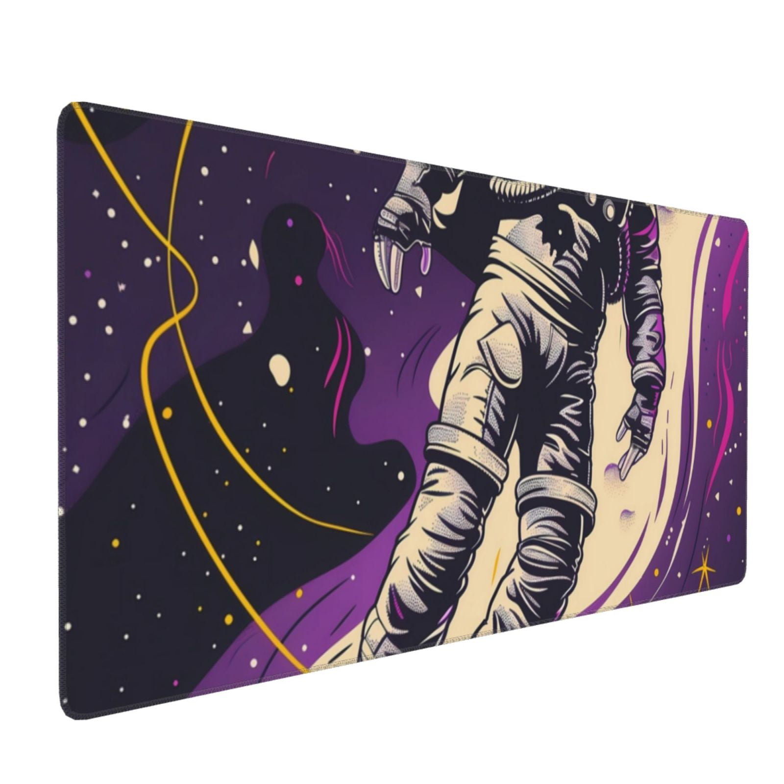 Derioi Astronaut Floating purple Space for Large Non-Slip Gaming Mouse ...