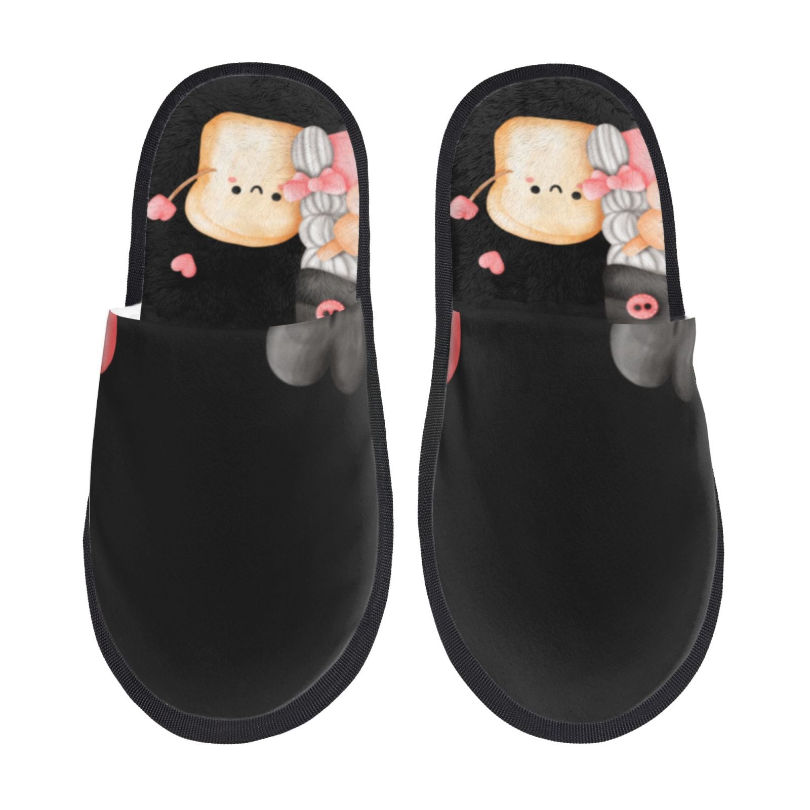 Derioi Baker Gnome for Slippers Indoor Outdoor Anti-Skid Warm Cozy ...