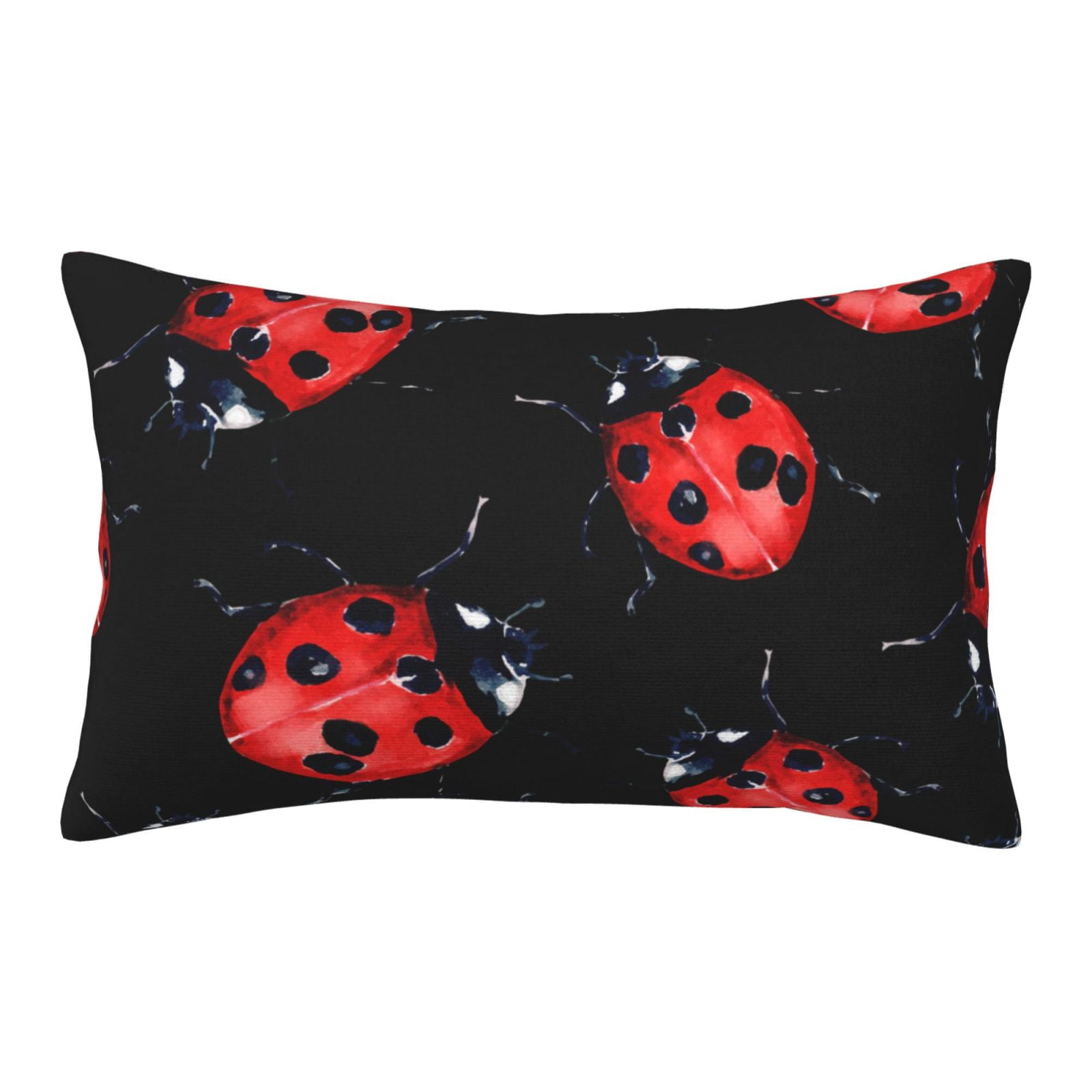 Derioi Beautiful Red Ladybug for Double-sided Pillow Cover with ...