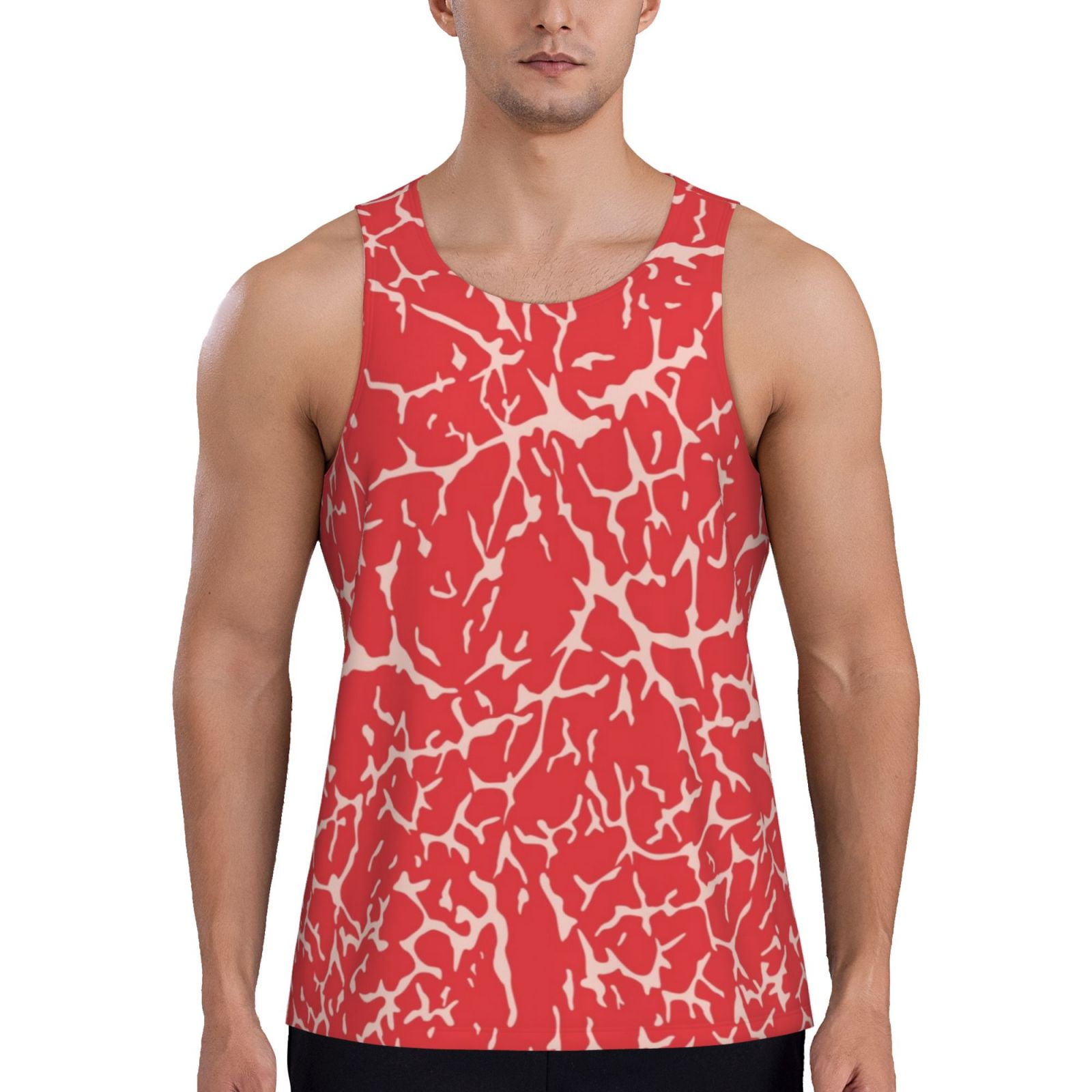 Derioi Beef2 for Men's Workout Tank Top Muscle Gym Shirt for Men-Small ...