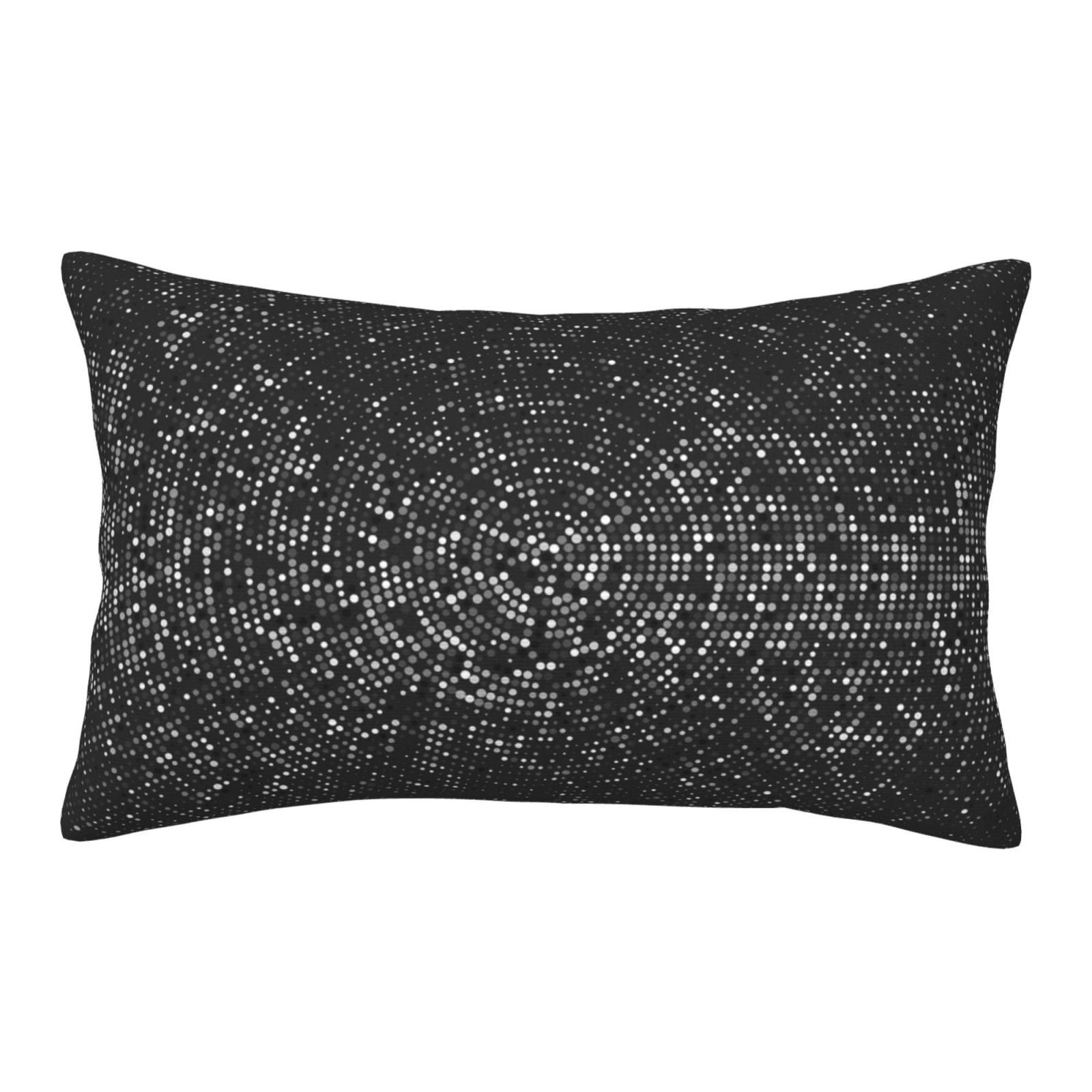 Derioi Black And White Dotted for Double-sided Pillow Cover with ...