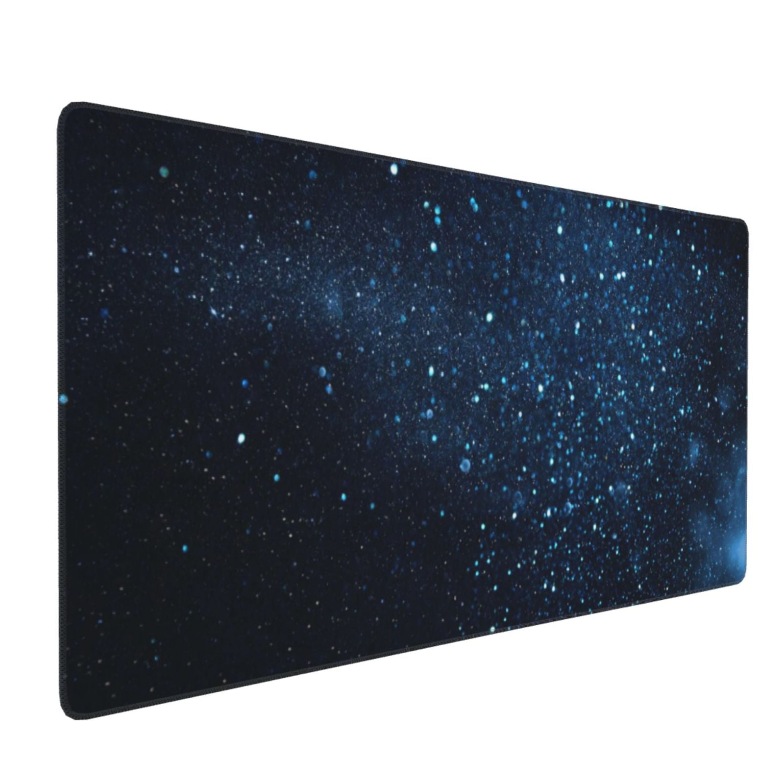 Derioi Blue Glitter Retro for Large Non-Slip Gaming Mouse Pad 16"x35.5 ...