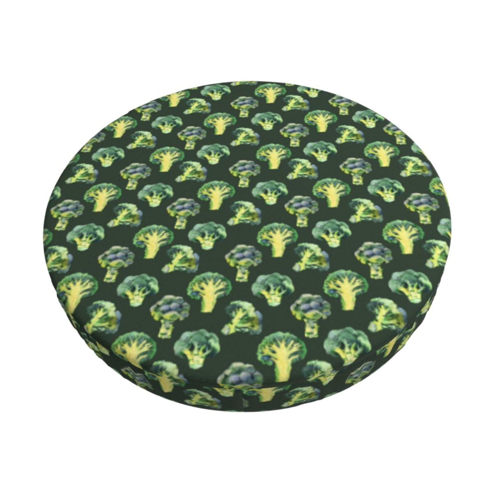Derioi Broccoli 3 for Round Bar Chair Cushion Cover Round Stool Cover ...