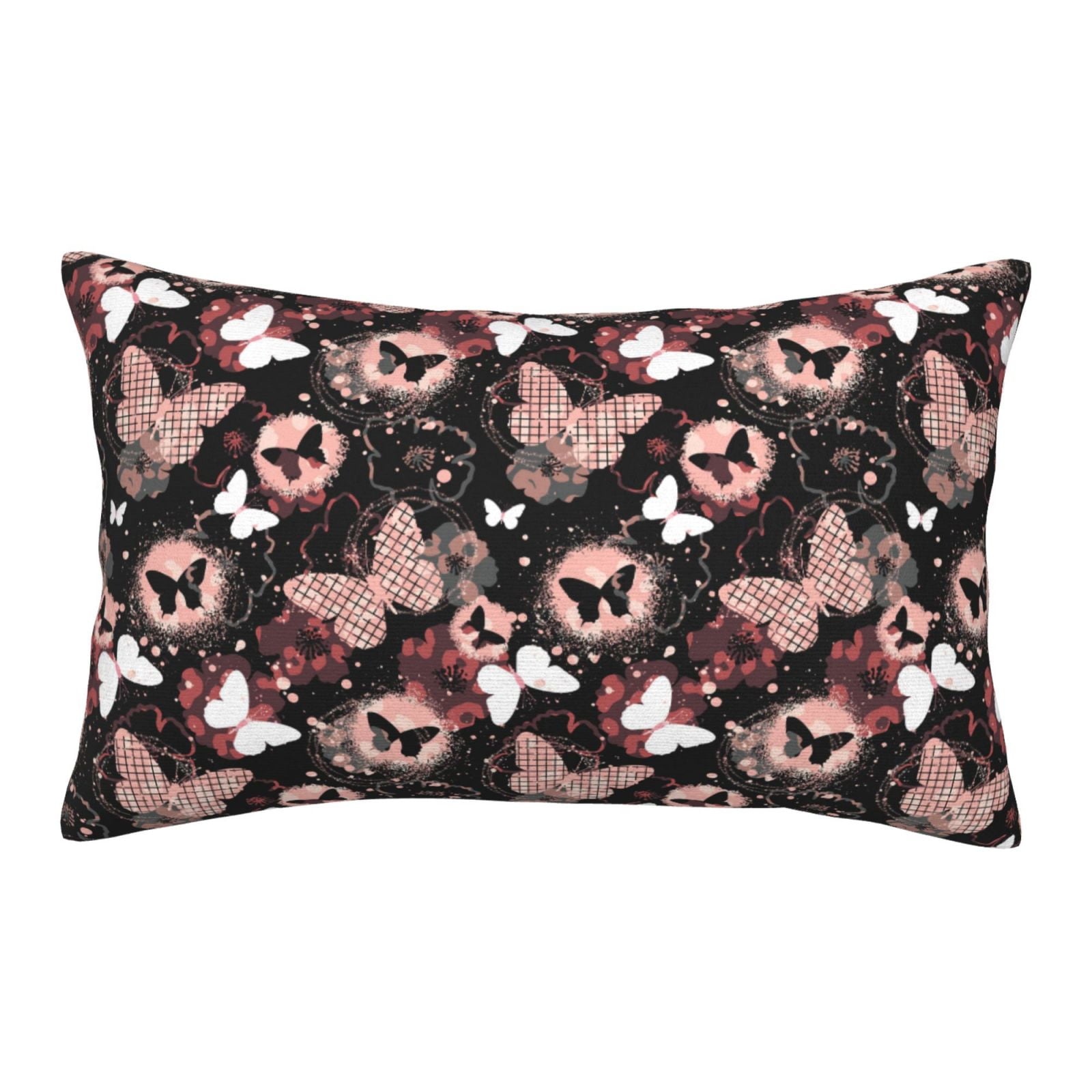 Derioi Butterflies1 for Double-sided Pillow Cover with Concealed Zipper ...