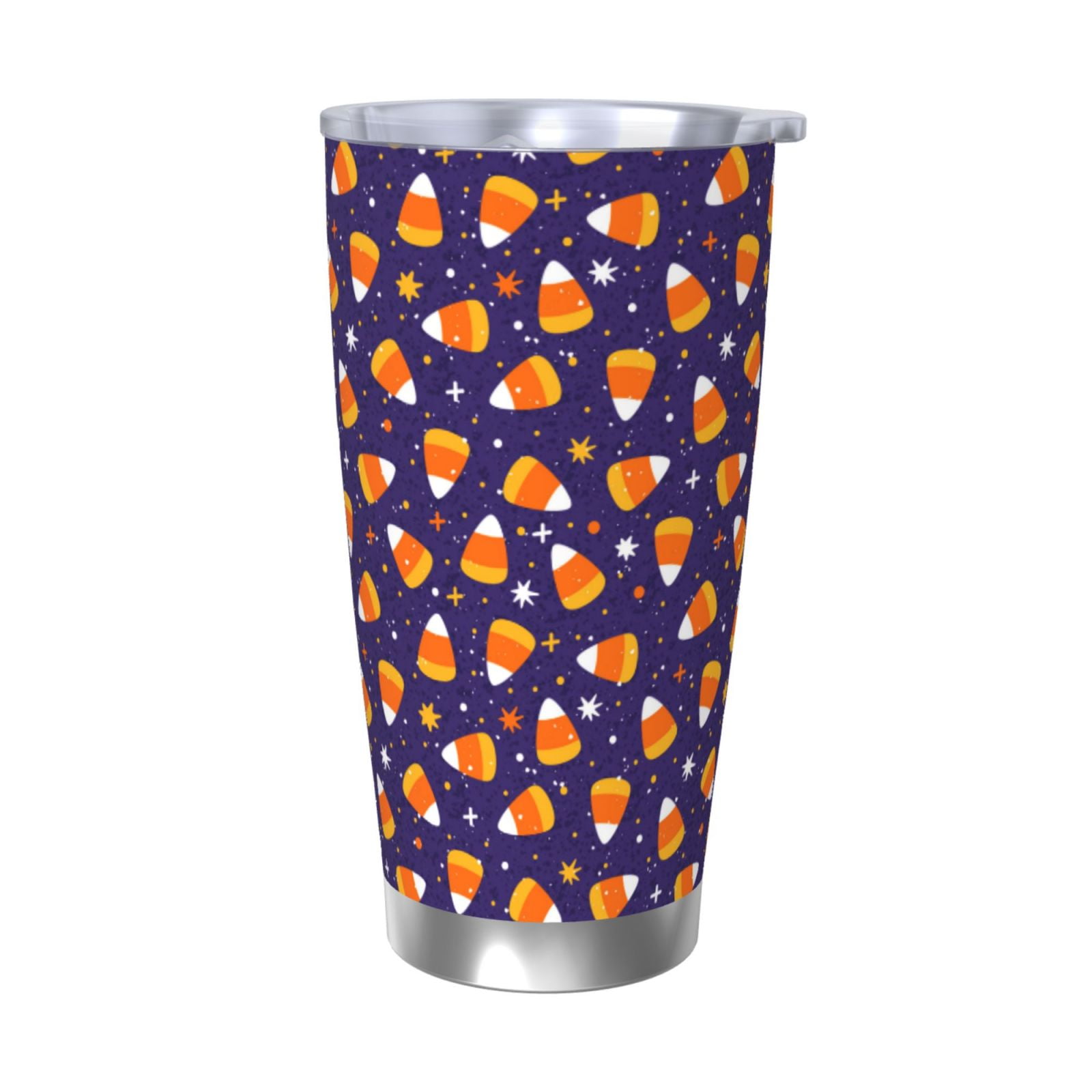 Derioi Candy Corn (2) for 20oz Tumbler with Lid for Hot and Cold ...