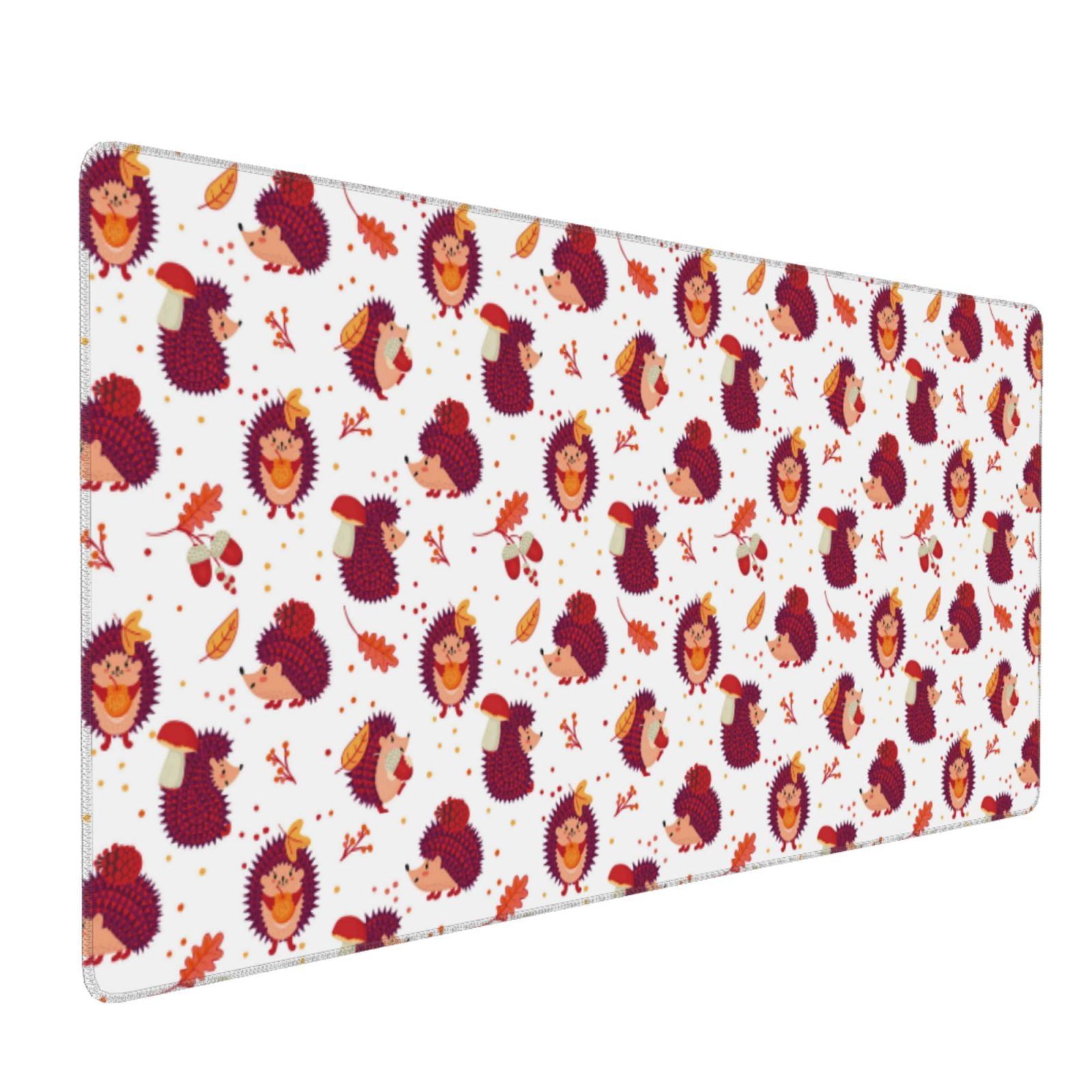 Derioi Cartoon Hedgehogs for Large Non-Slip Gaming Mouse Pad 16"x35.5" for Home Office Work ...