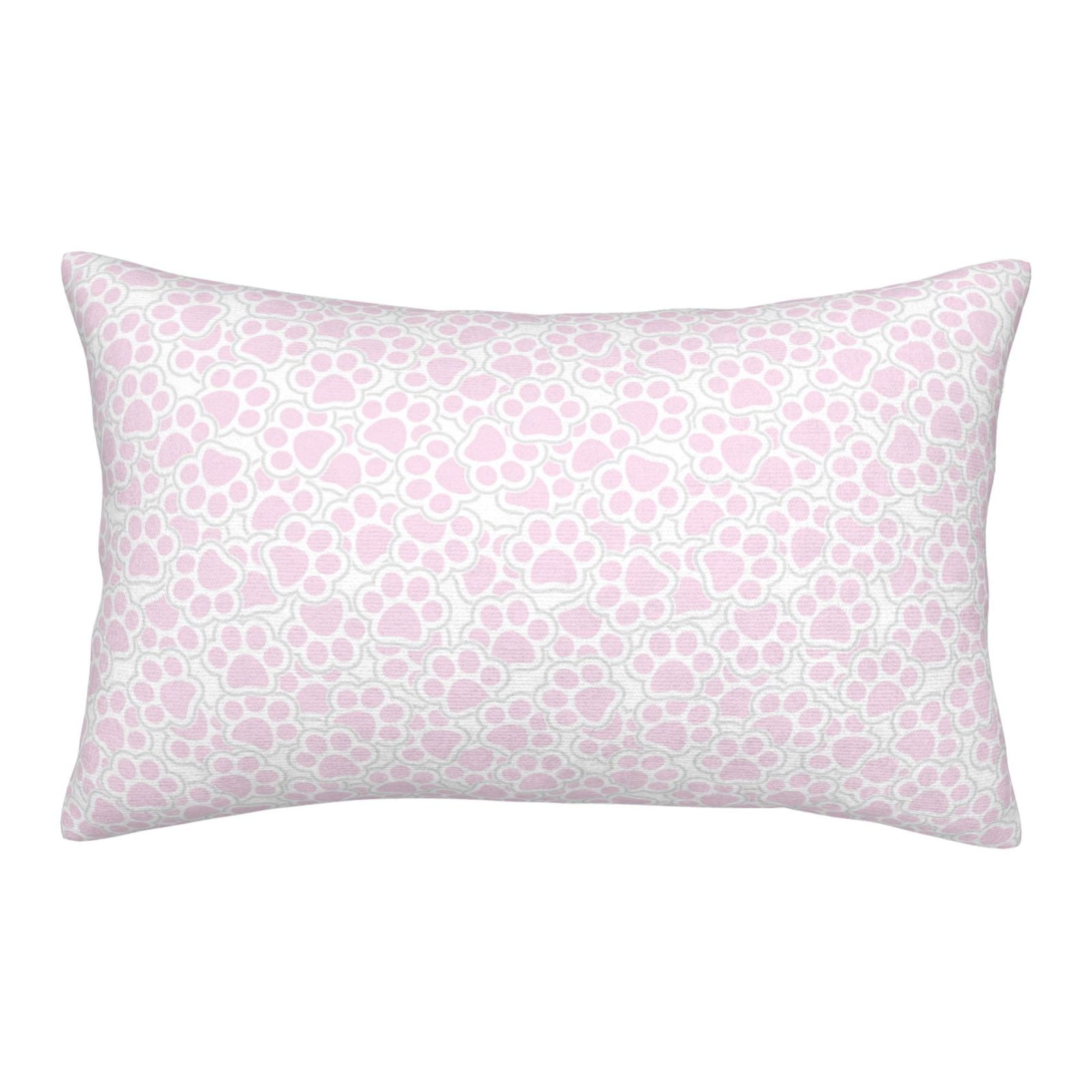 Derioi Cat Paw for Double-sided Pillow Cover with Concealed Zipper ...