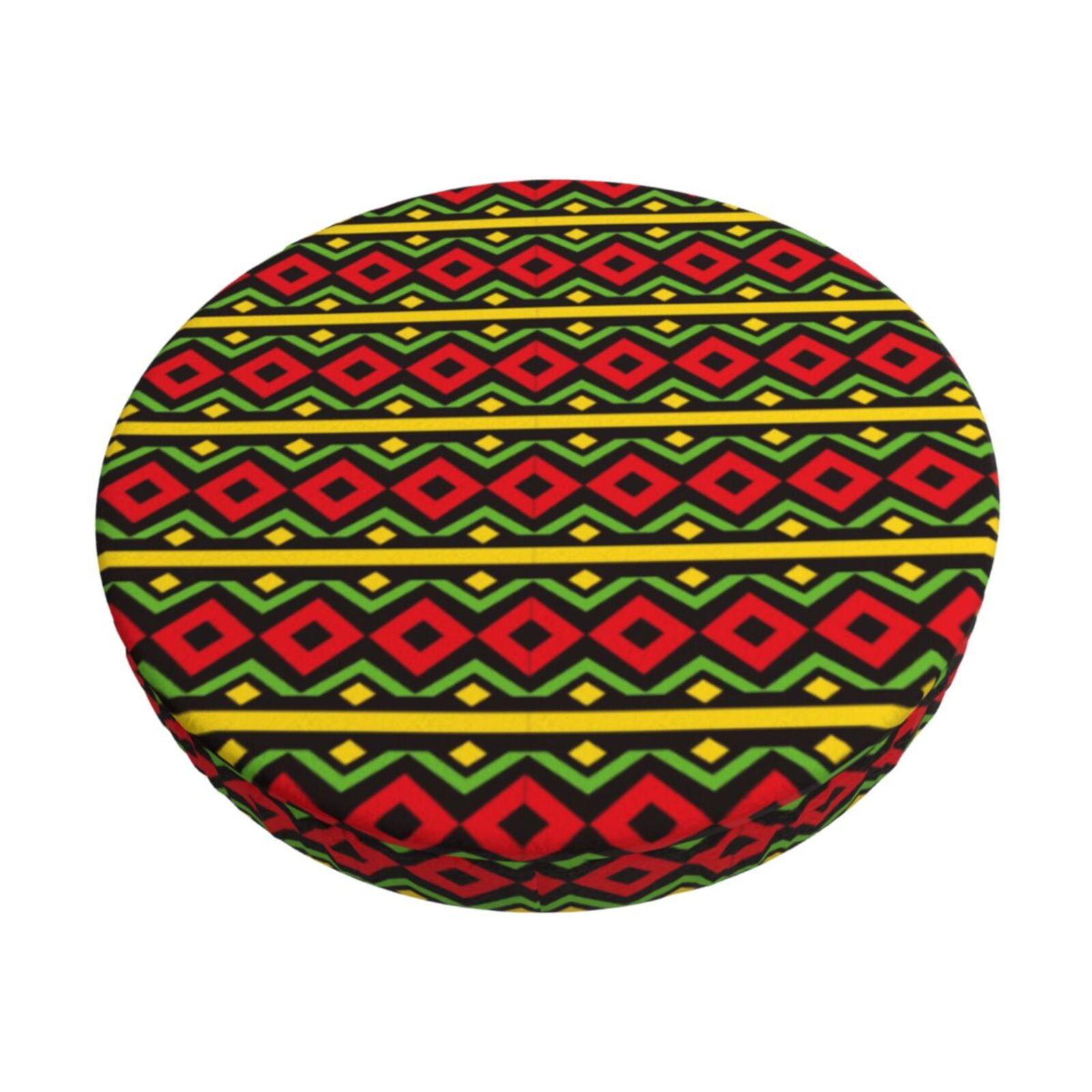 Derioi Classic Color Music for Round Bar Chair Cushion Cover Round ...
