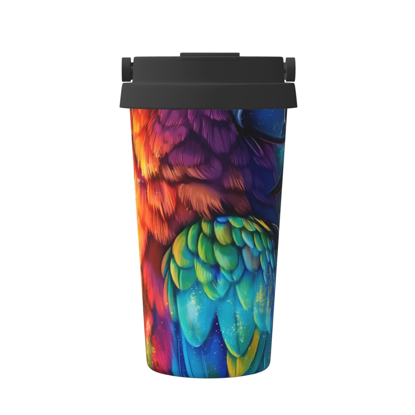 Derioi Colorful Parrot Jungle Dream for Stainless Steel Reusable ...