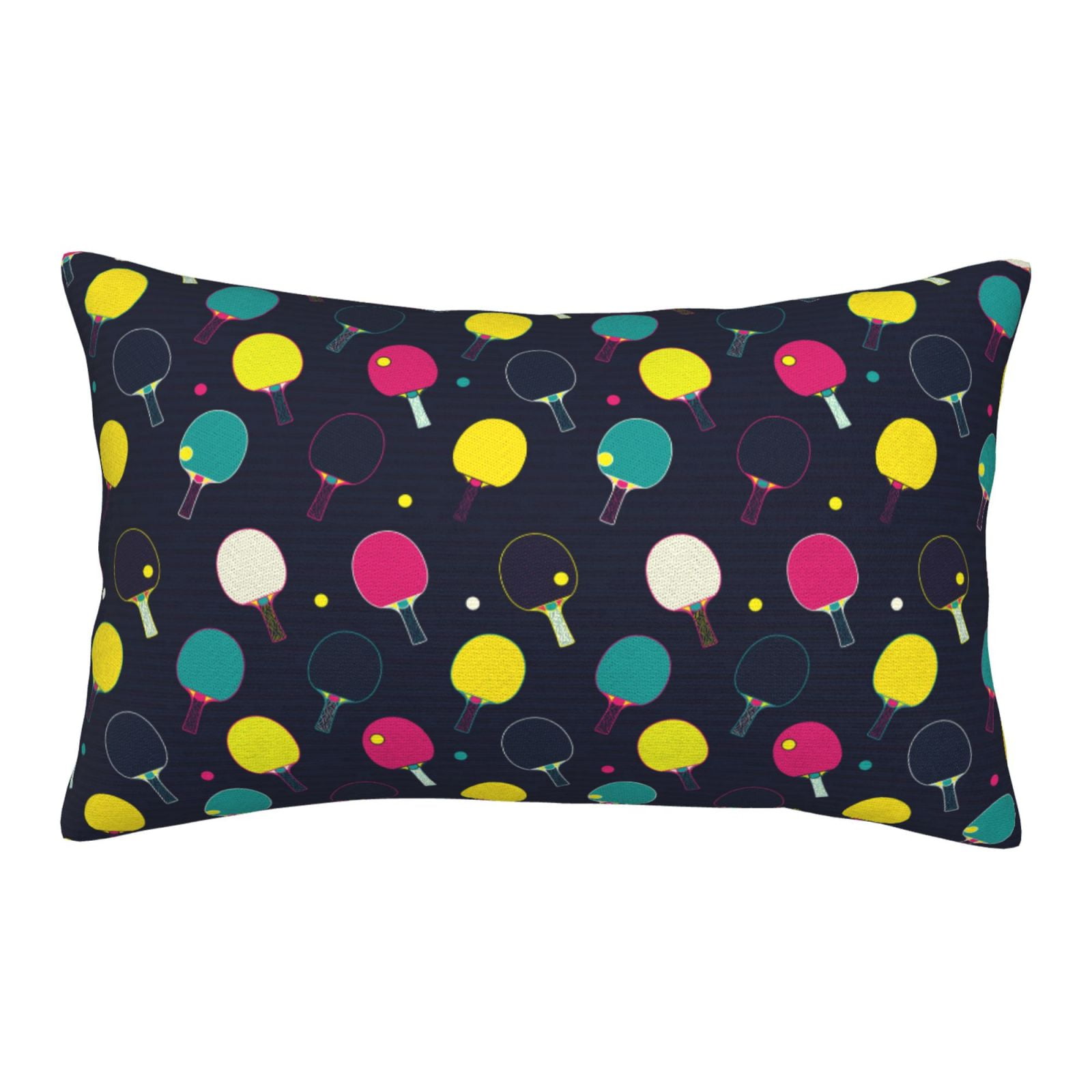 Derioi Colorful Ping Pong Rackets for Double-sided Pillow Cover with ...