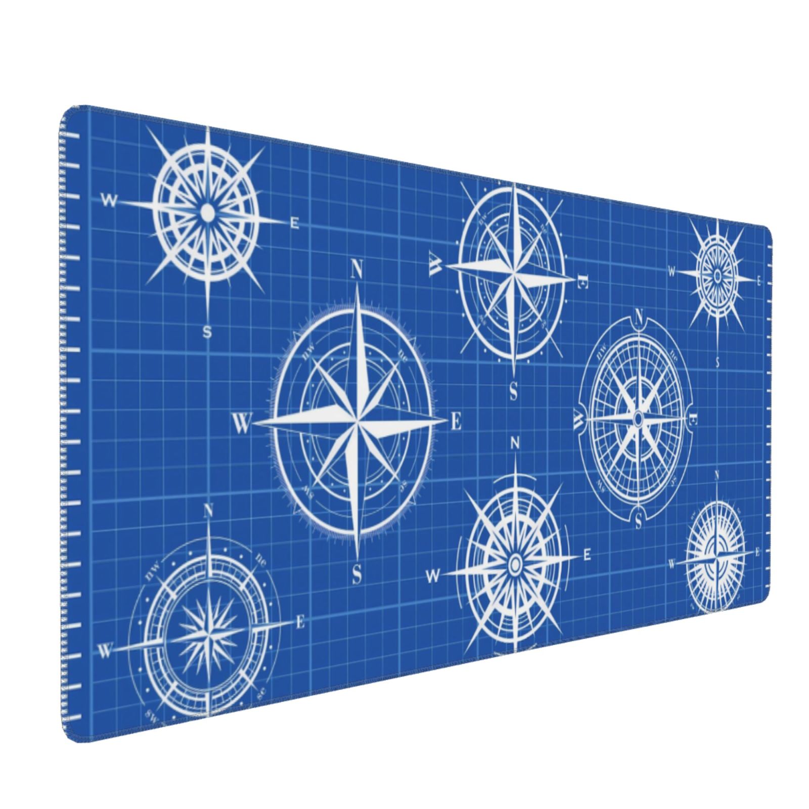 Derioi Compass for Large Non-Slip Gaming Mouse Pad 16"x35.5" for Home ...